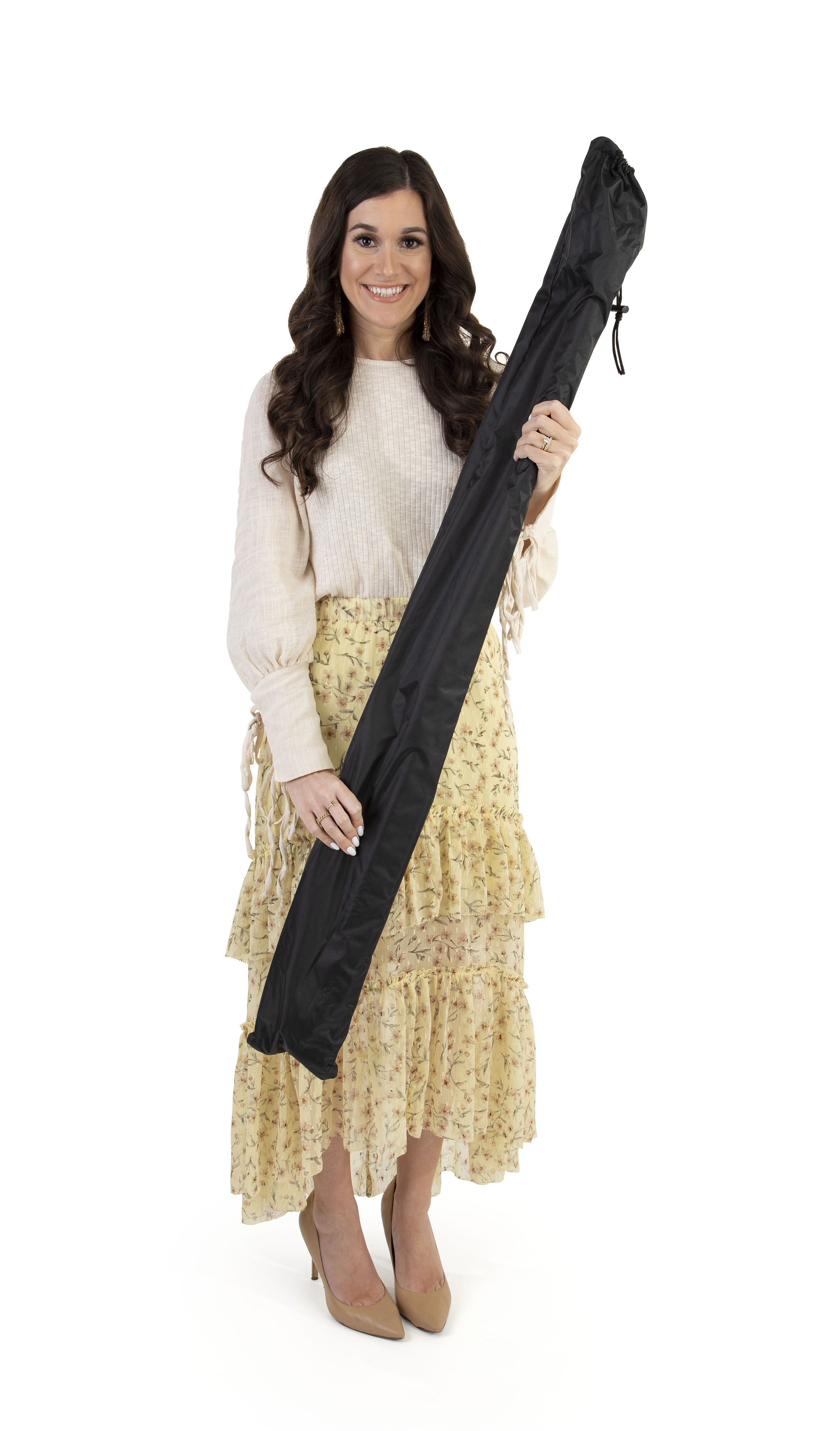 Trade Show Bag Stand | Three-way Aluminum Straight Arms | Displays2Go