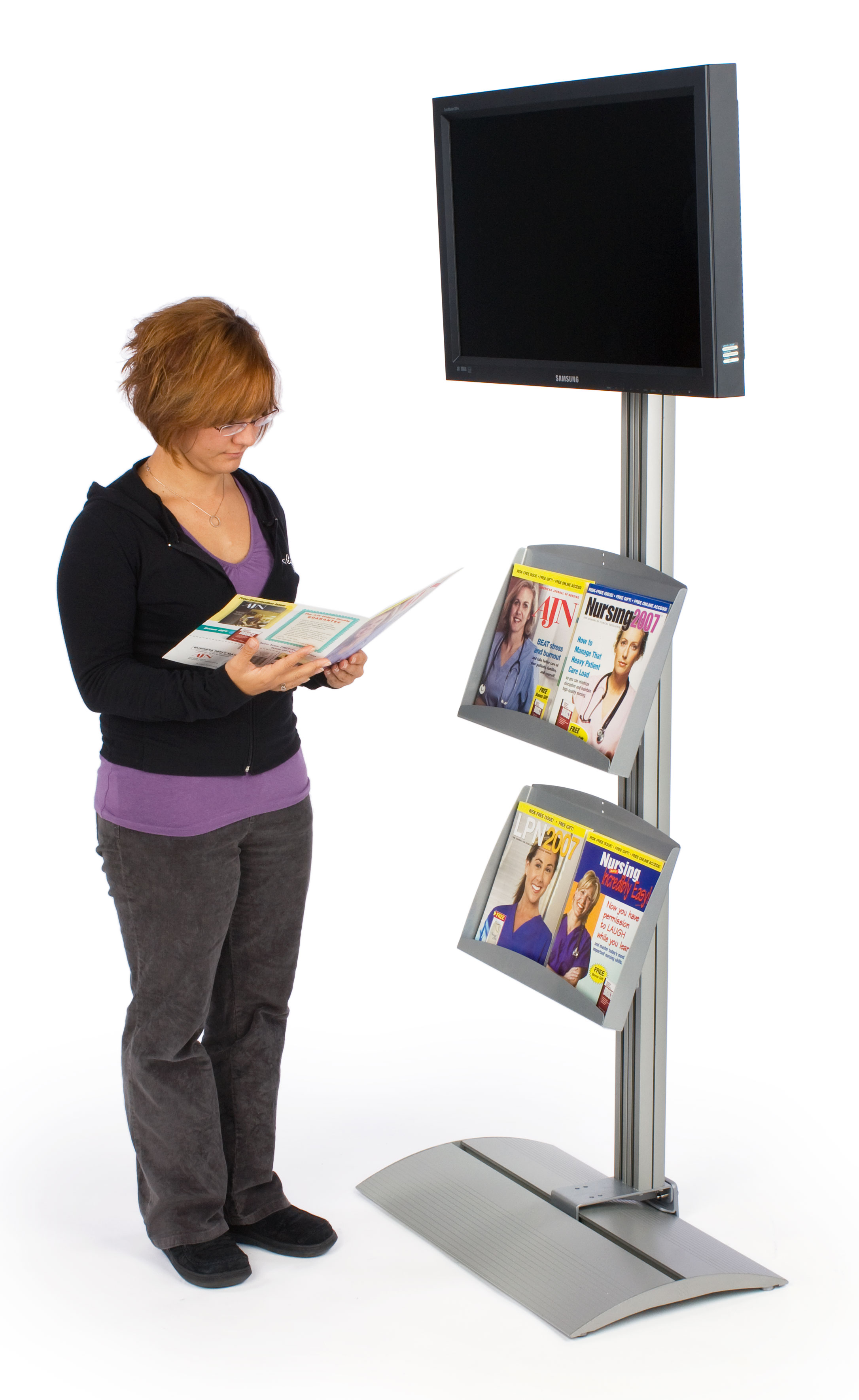 LCD TV Stands with Tilting Mount | Great for Tradeshow Use | Displays2Go