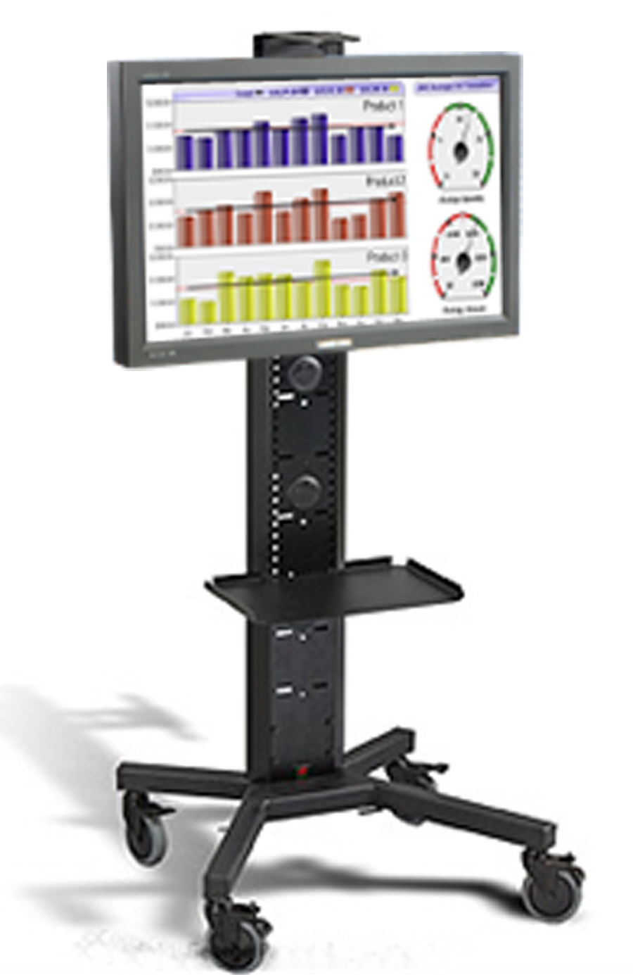 Buy this mobile plasma stand with casters for your large screen ...
