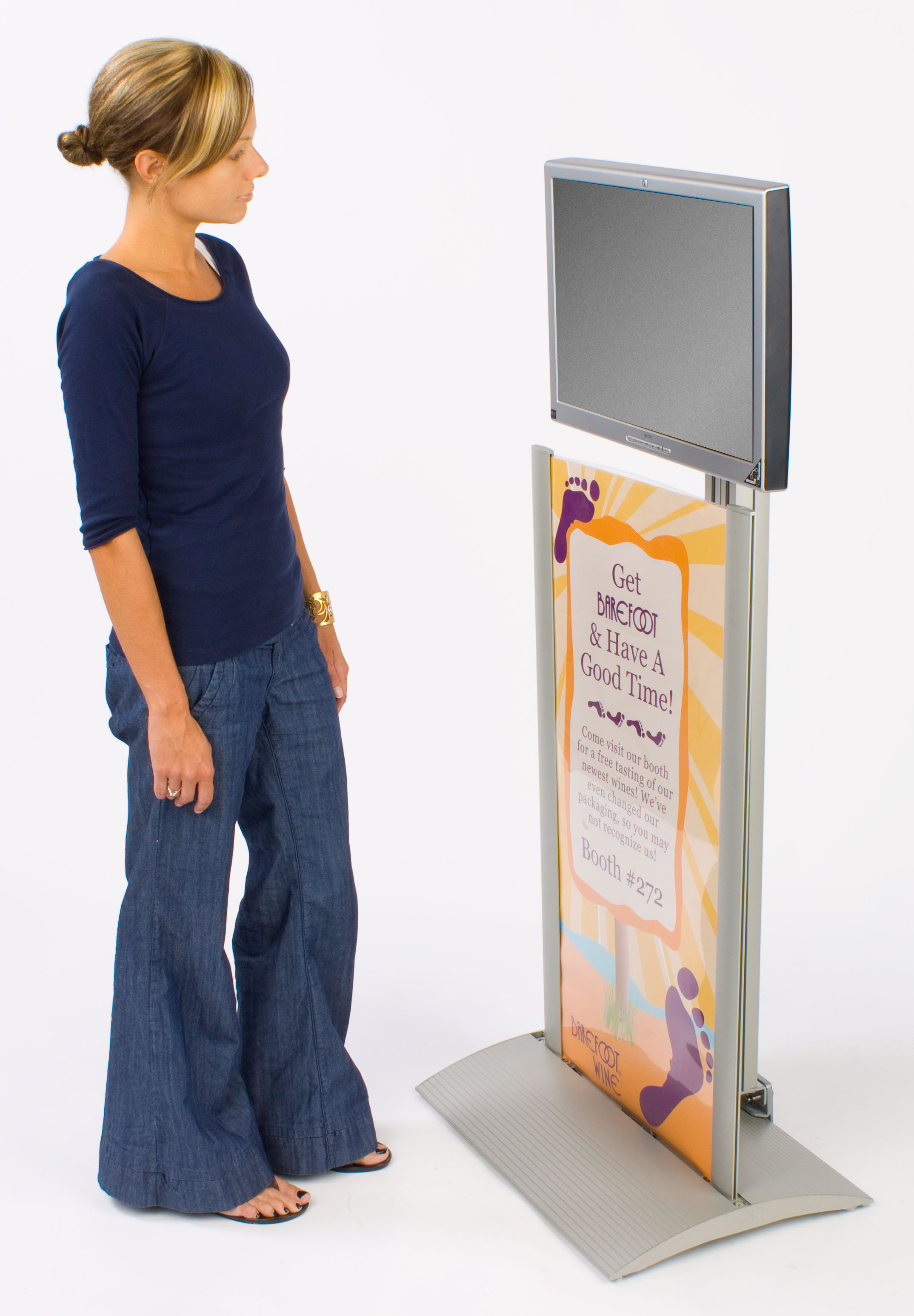 These LCD TV Stands Attract Attention with the Poster Display! Buy ...
