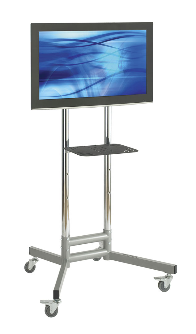 Multimedia Presentation Cart | Height Adjustable Shelf | Displays2Go