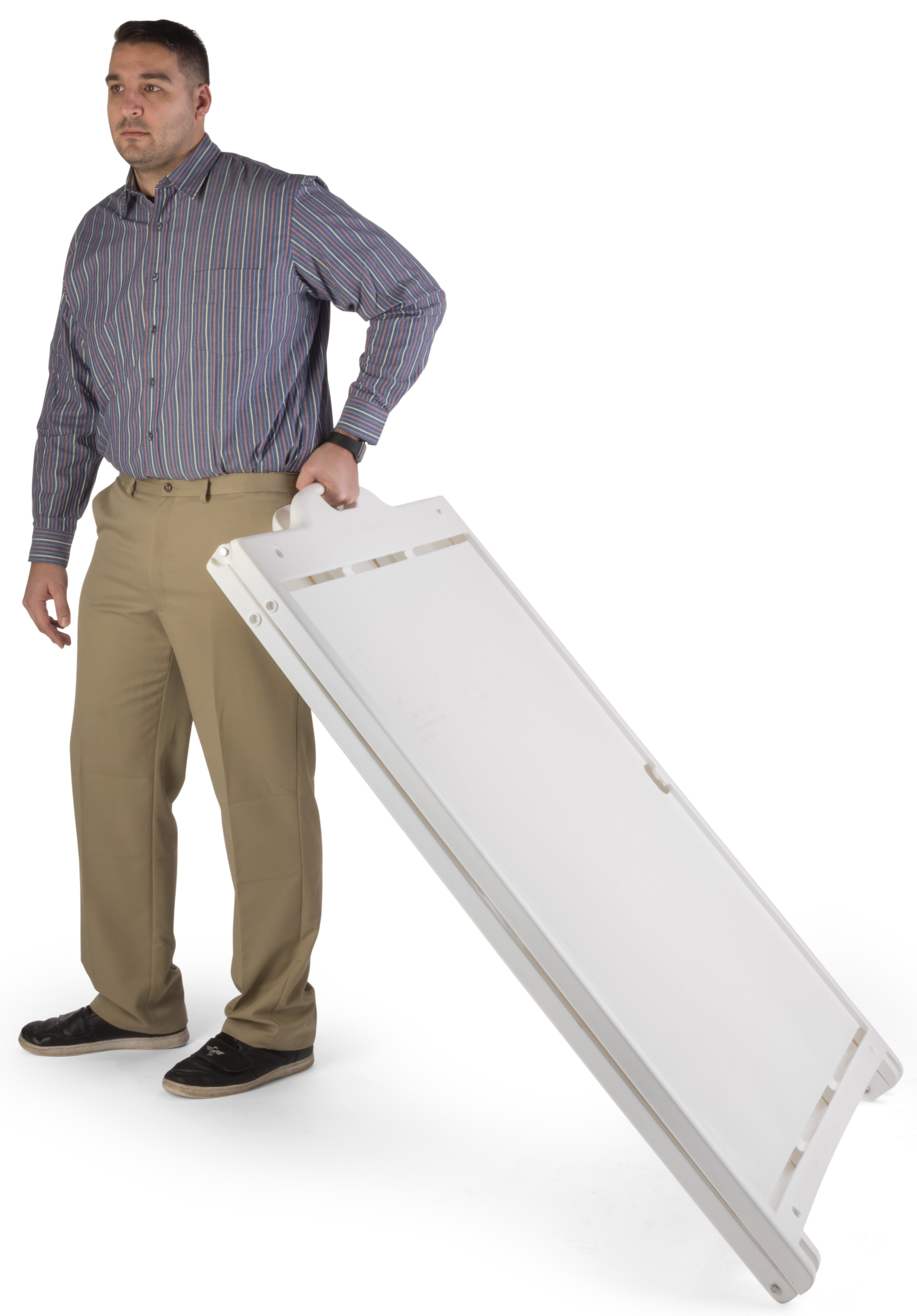 Custom 36 x 48 Sandwich Board | Built-In Wheels | Displays2Go