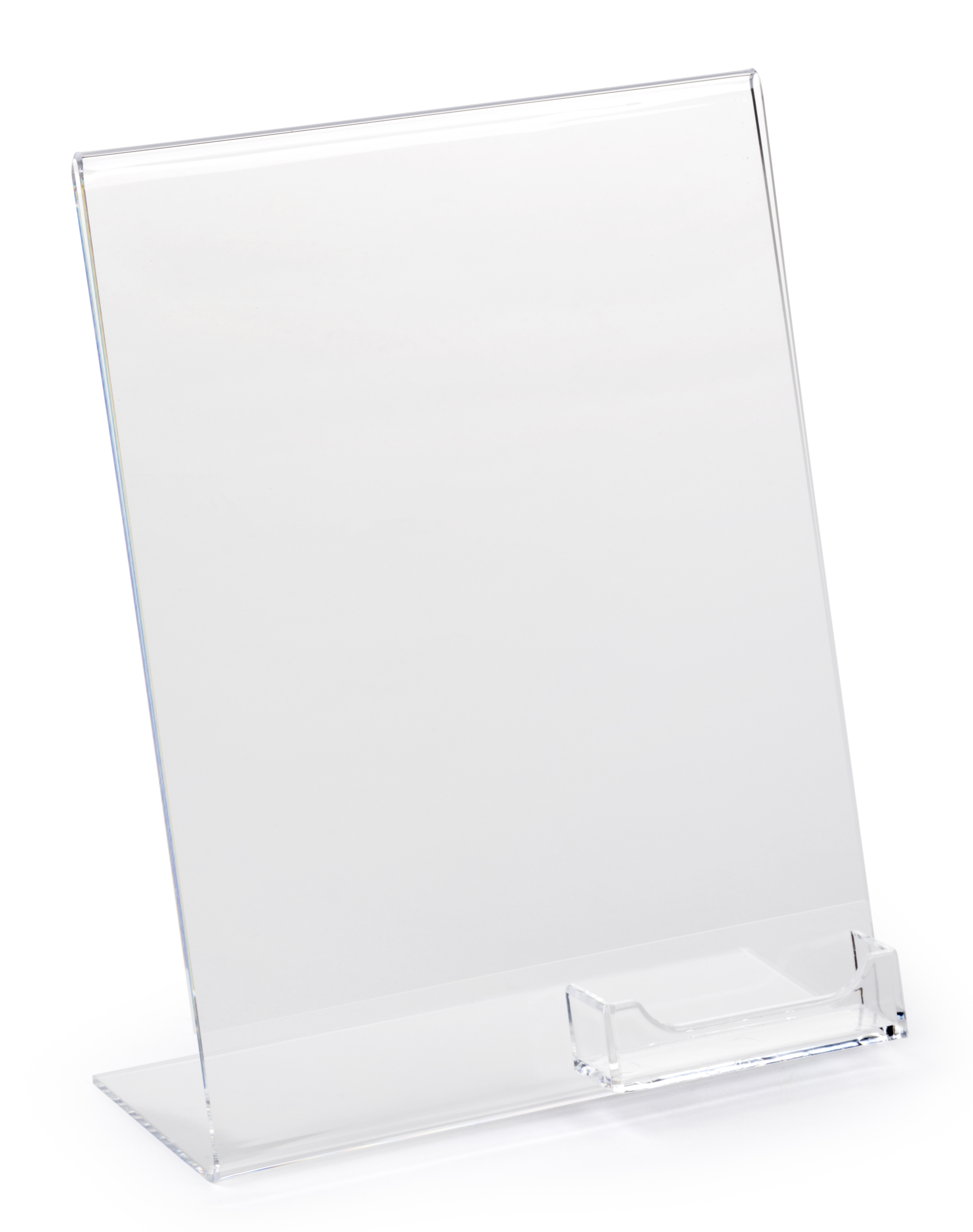 Business Card Display w/ 8.5" x 11" Acrylic Sign Holder | Displays2Go