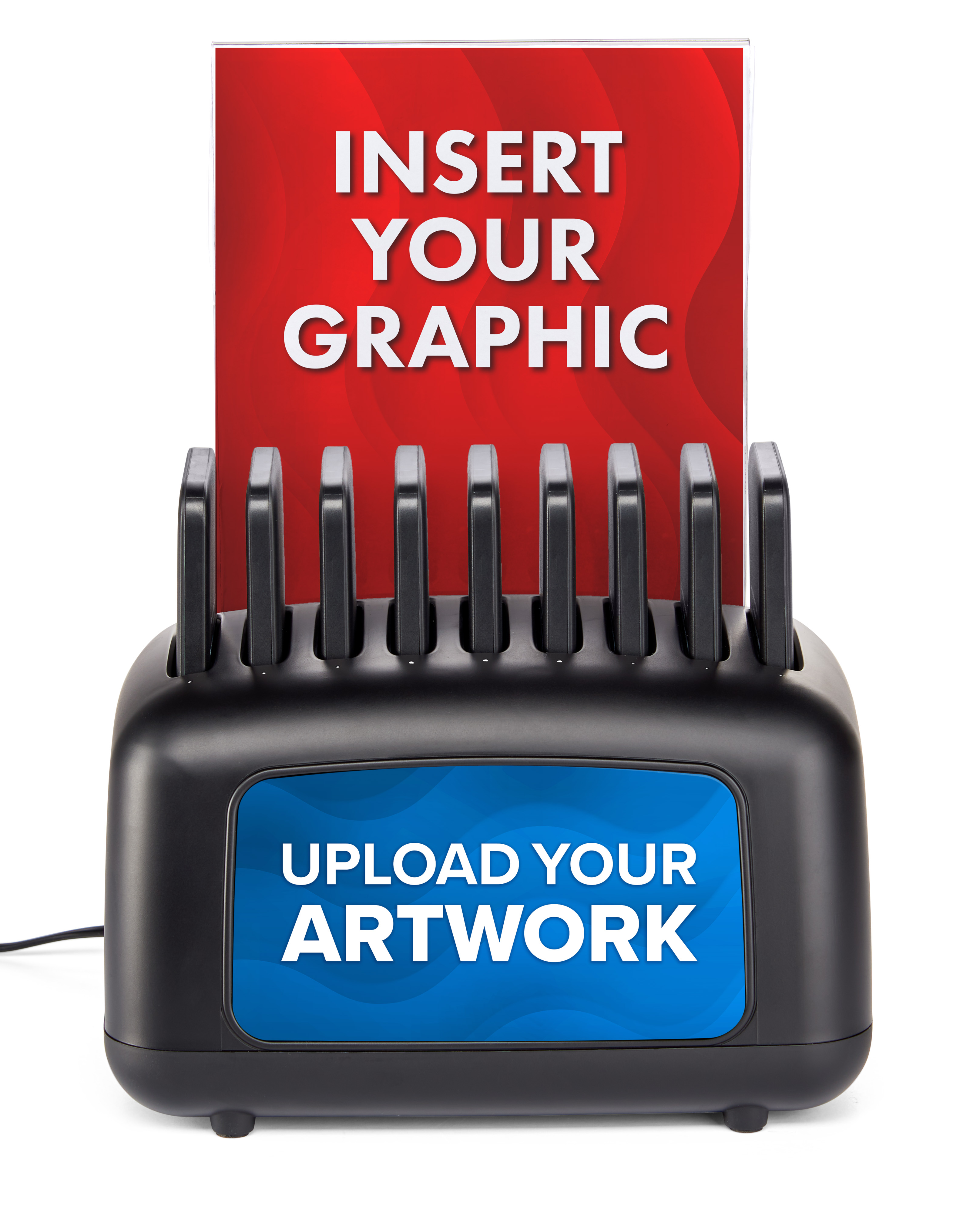 Branded Tabletop Cell Phone Charging Dock | Portable Power Banks ...