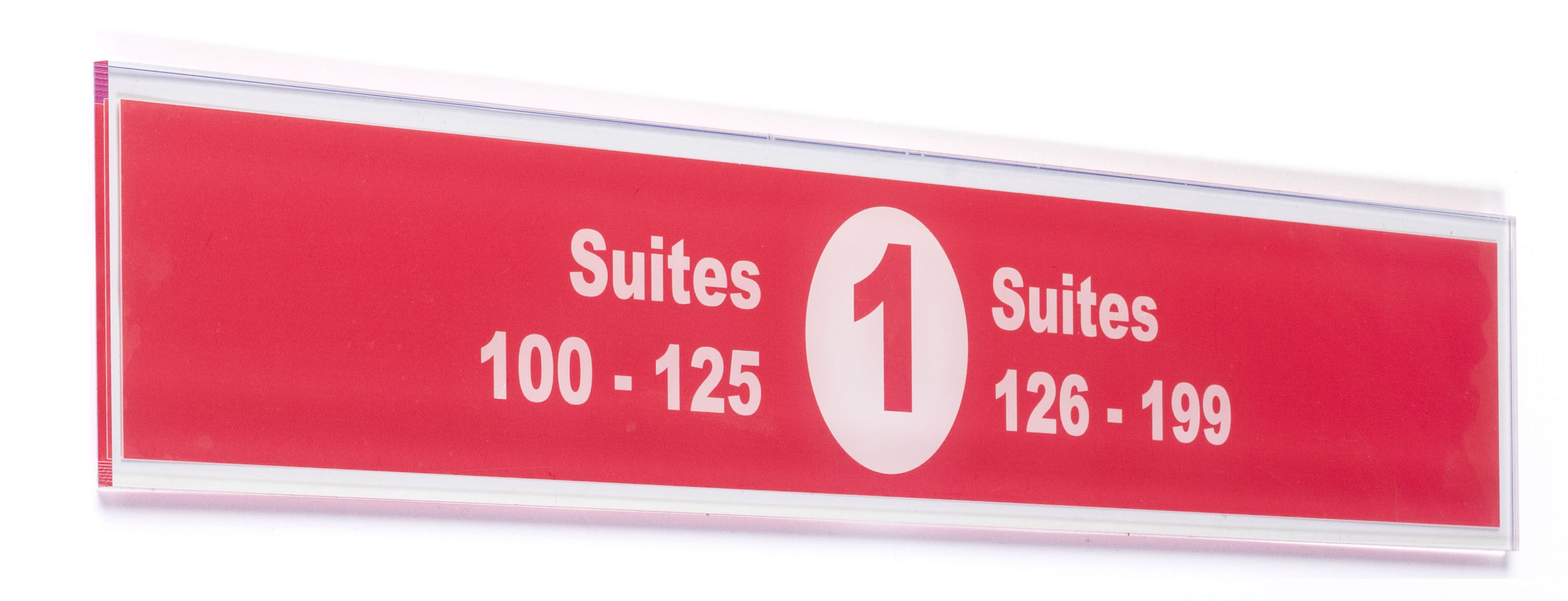 Modular Wayfinding Wall Signage | Invisible Plastic Standoff | Displays2Go