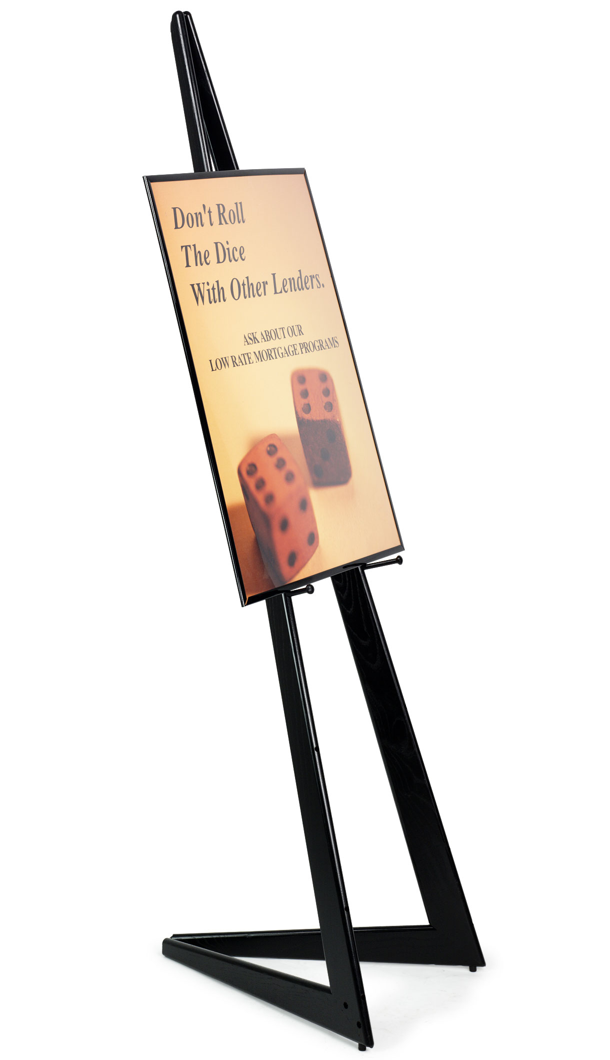 Wood Easel For Floor With Bifold Design | Floor Roma