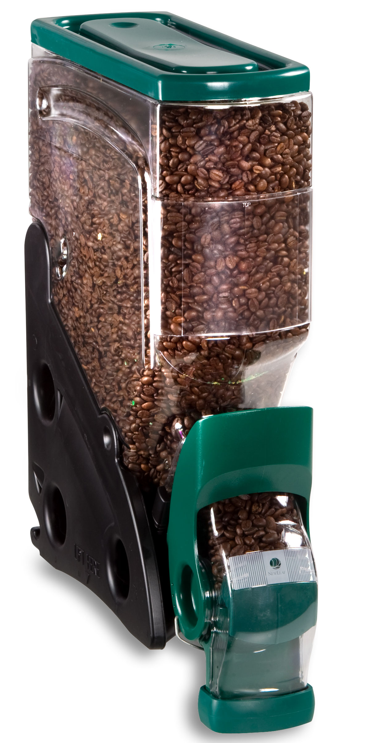 3-Gallon Gravity Candy Dispenser - Green Lid & Handle | Displays2Go