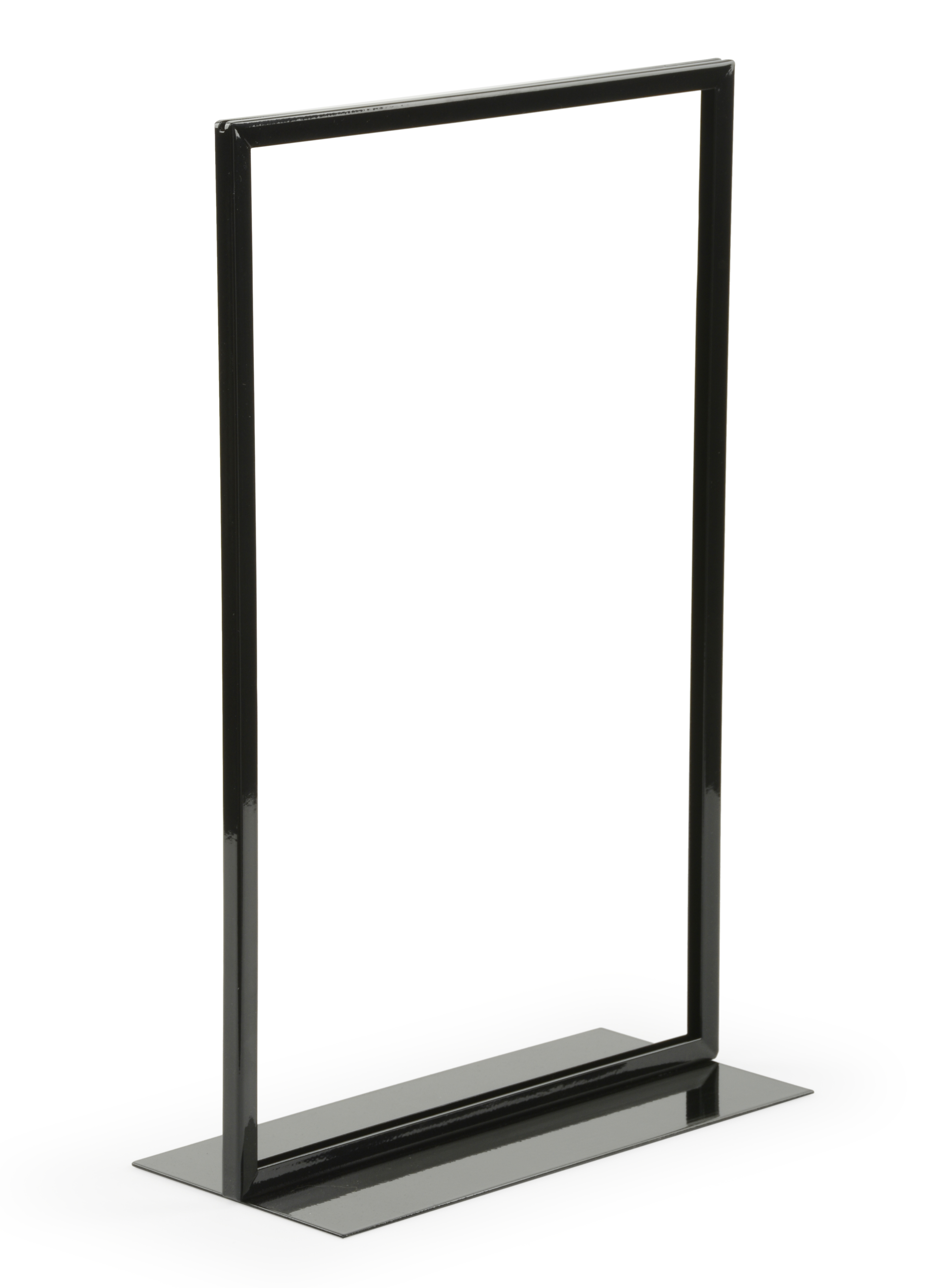 Black Vertical 11 x 17 Sign Holder | Double-Sided Frame | Displays2Go