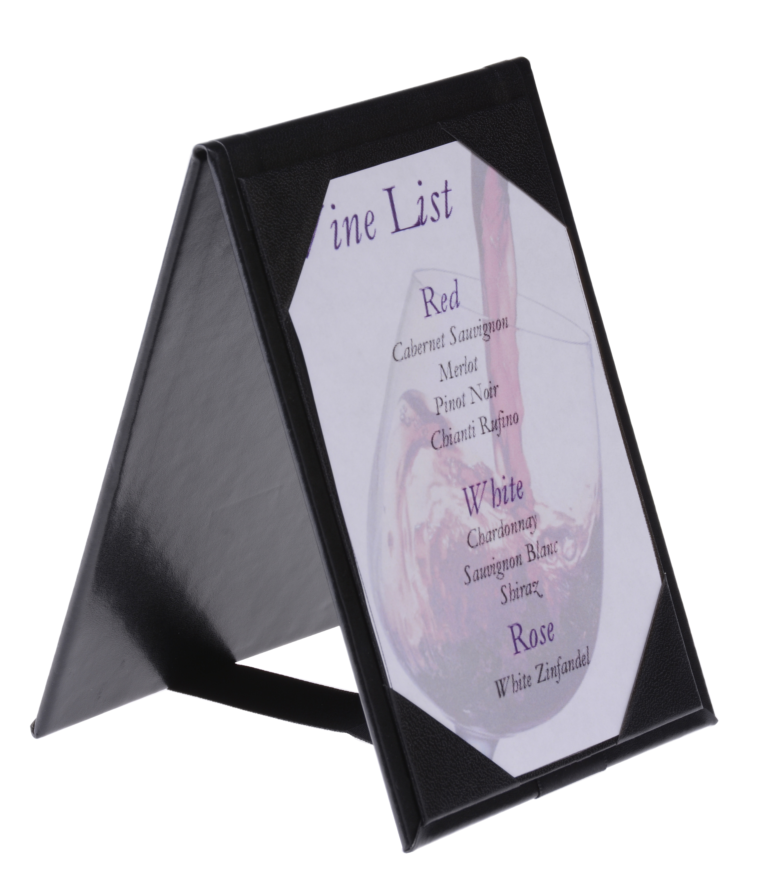 Menu Table Sign - A-Frame Design & Photo Album Corners | Displays2Go