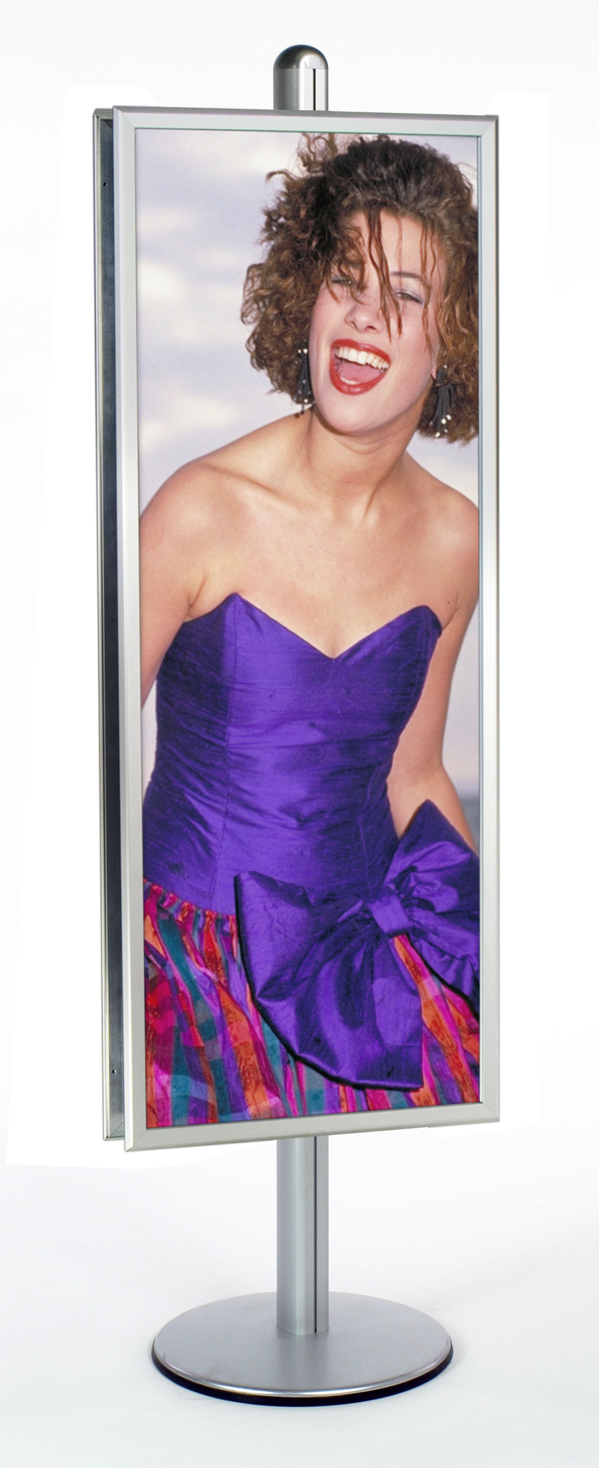 Grip Frame Vertical Display Stand for 22 x 56 Poster Prints | Displays2go