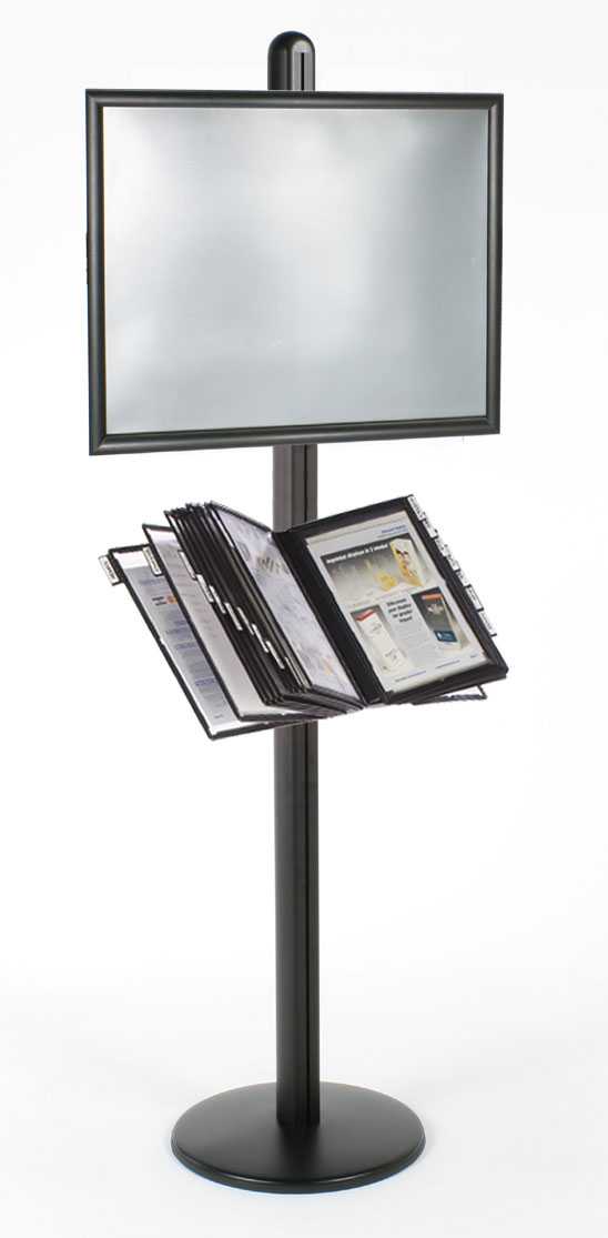 This 22x28 Signholder Stand with Organizer Is Stocked in the Huge ...