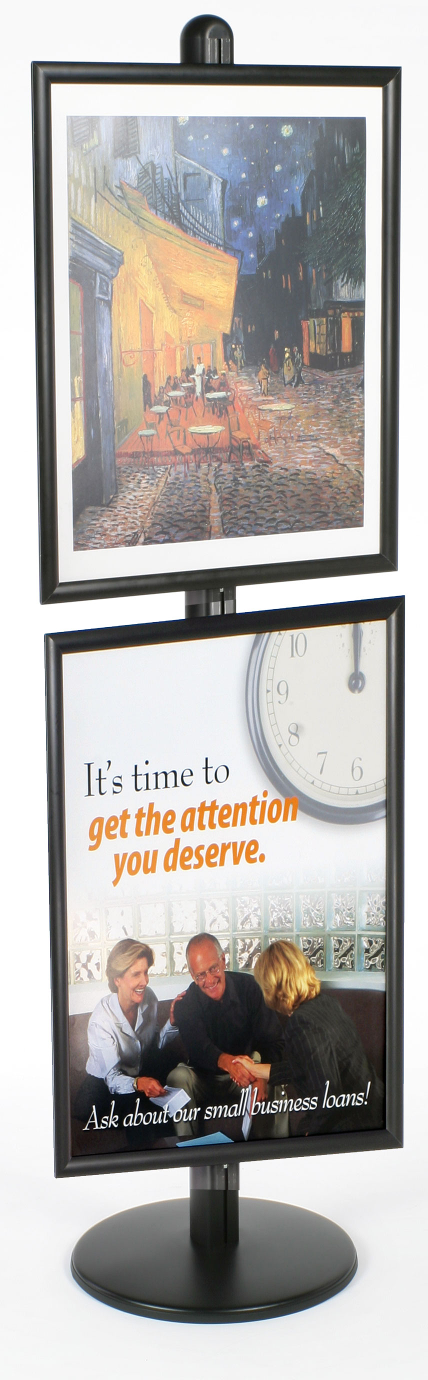 Poster Frame Stand | 22 x 28 Snap Open, Double Sided Sign | Displays2Go