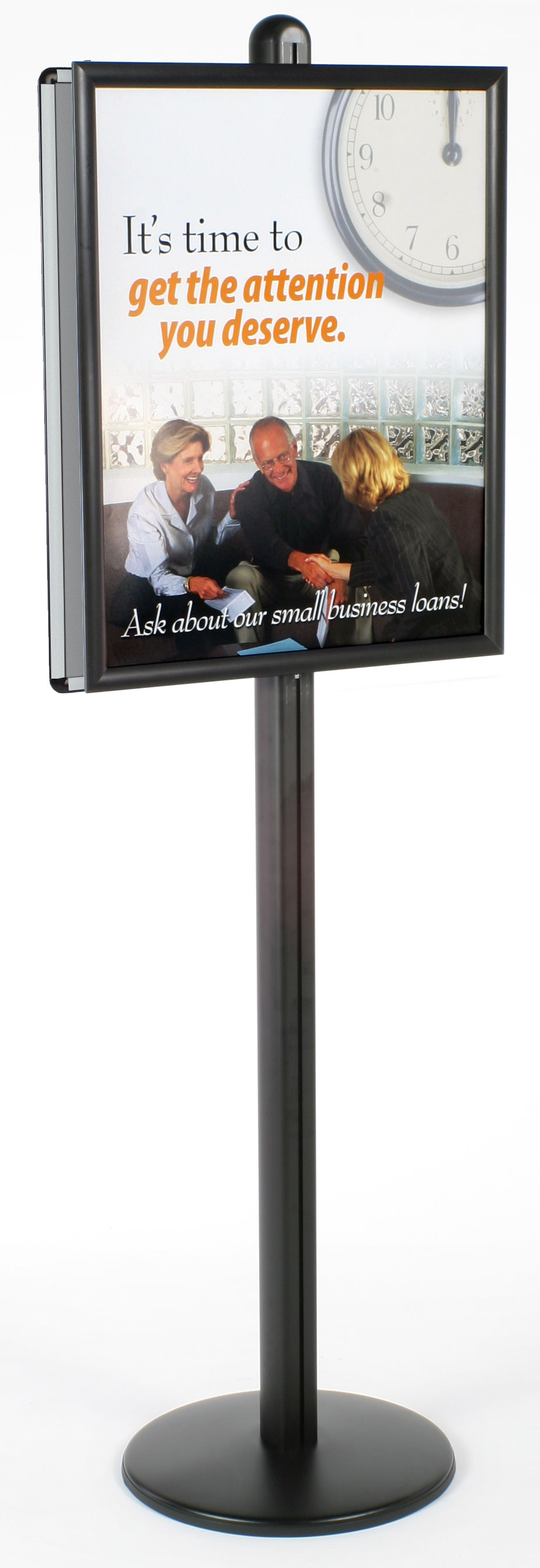Poster Frame Stand | 22 x 28 Snap Open, Double Sided Sign | Displays2Go