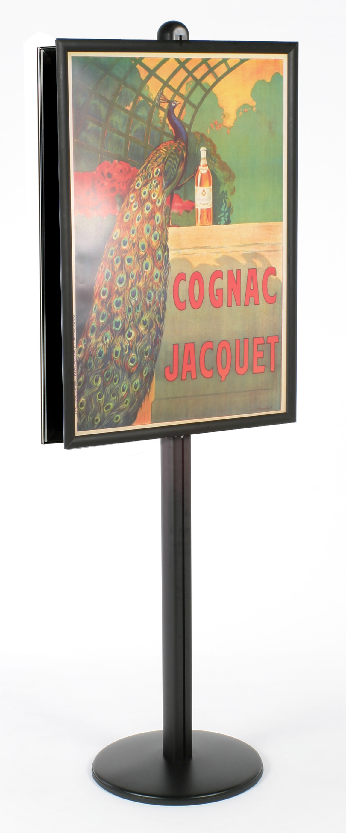 Poster Display | 24 x 36 Poster Frame - 6' Tall w/ Round Base | Displays2Go