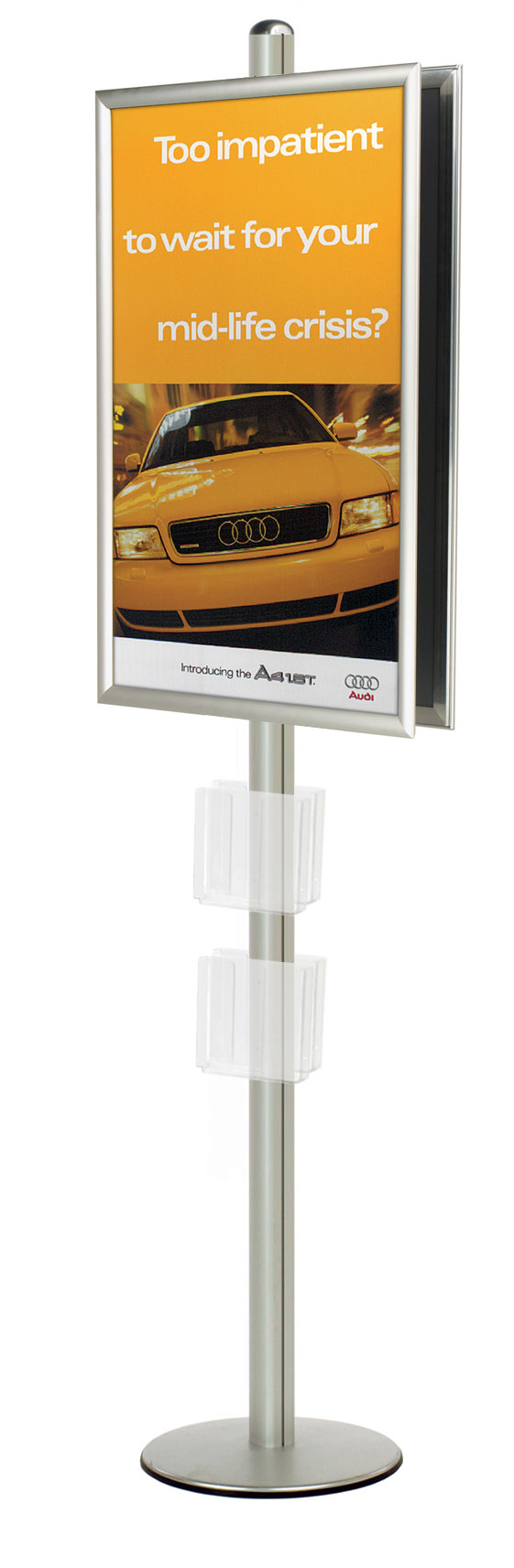 Display Stand | 24 x 36 Snap Open Poster Stand w/ 4 Pockets | Displays2Go