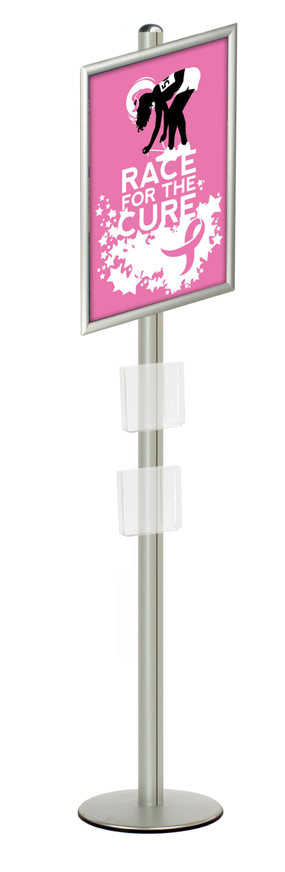 Ad Display w/ 22 x 28 Frame & Brochure Pockets | Displays2Go