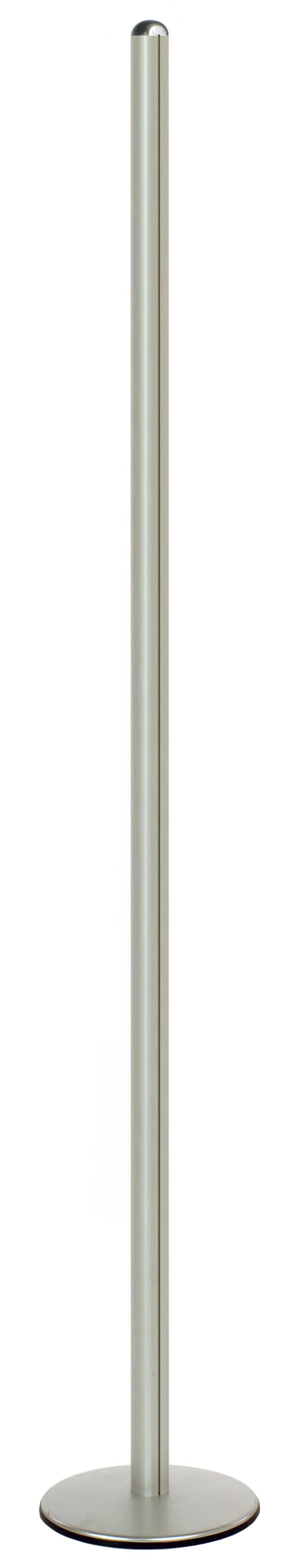 Banner Stand | Silver 8-Foot Display Pole w/ Round Base | Displays2Go