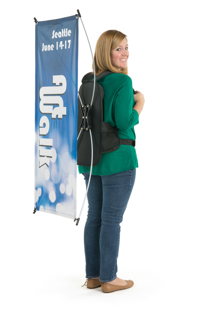 Backpack Banners for Portable Advertising - Custom Graphics | Displays2Go