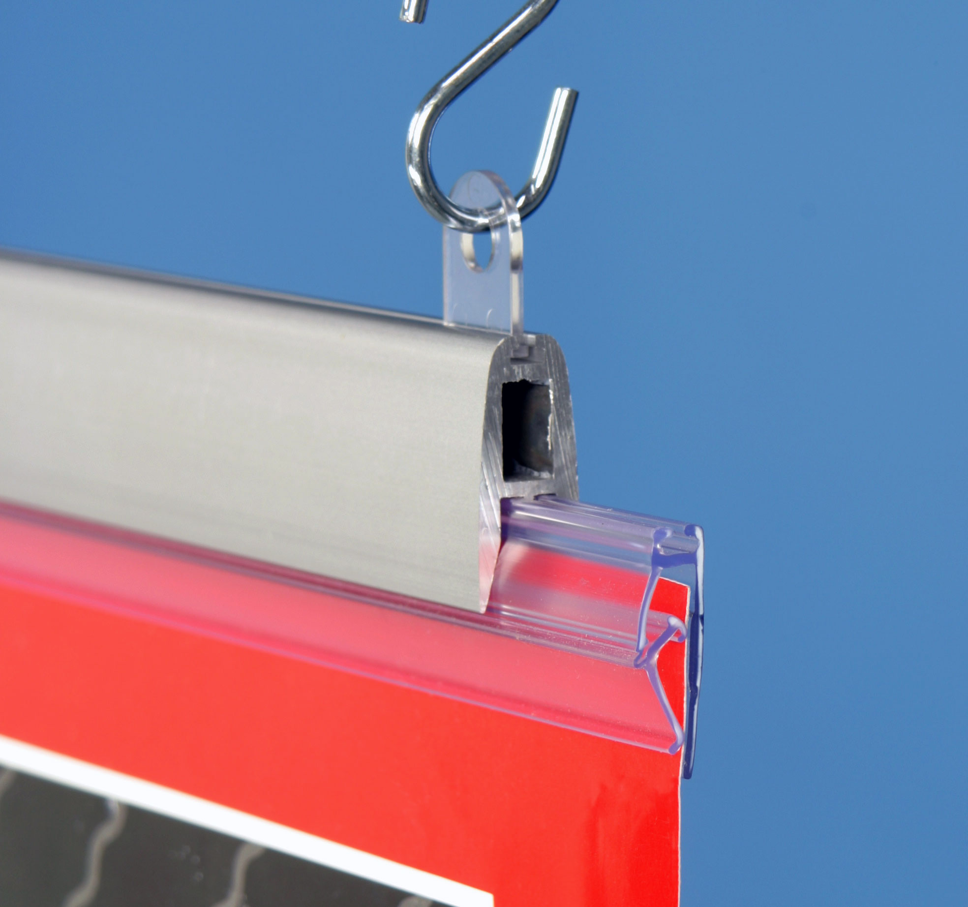 Snap Open Poster Hanger | Ceiling Hanging Window Frame - 24"w | Displays2Go