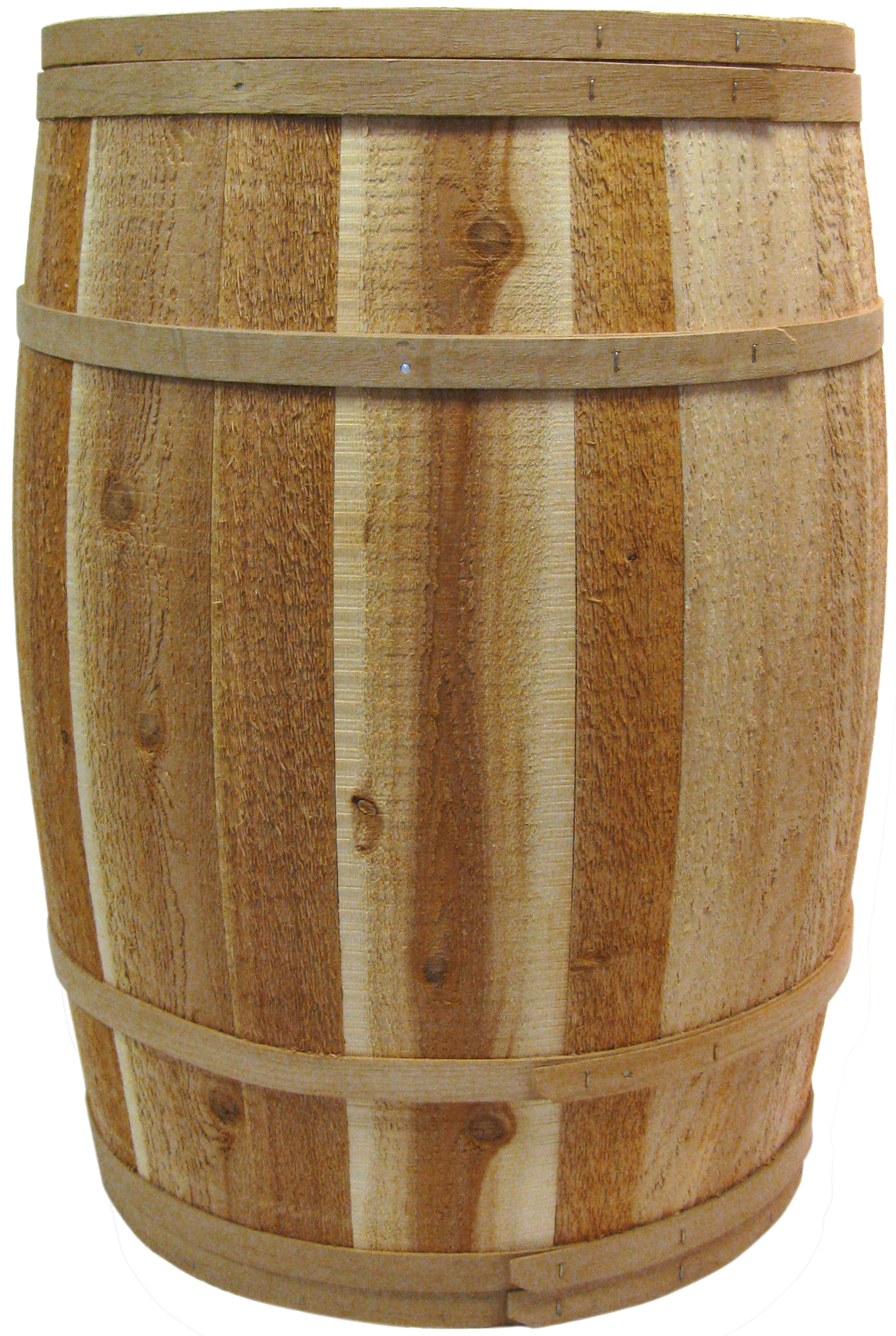 Cedar Barrel | Full Size Cask with Lid | Displays2Go