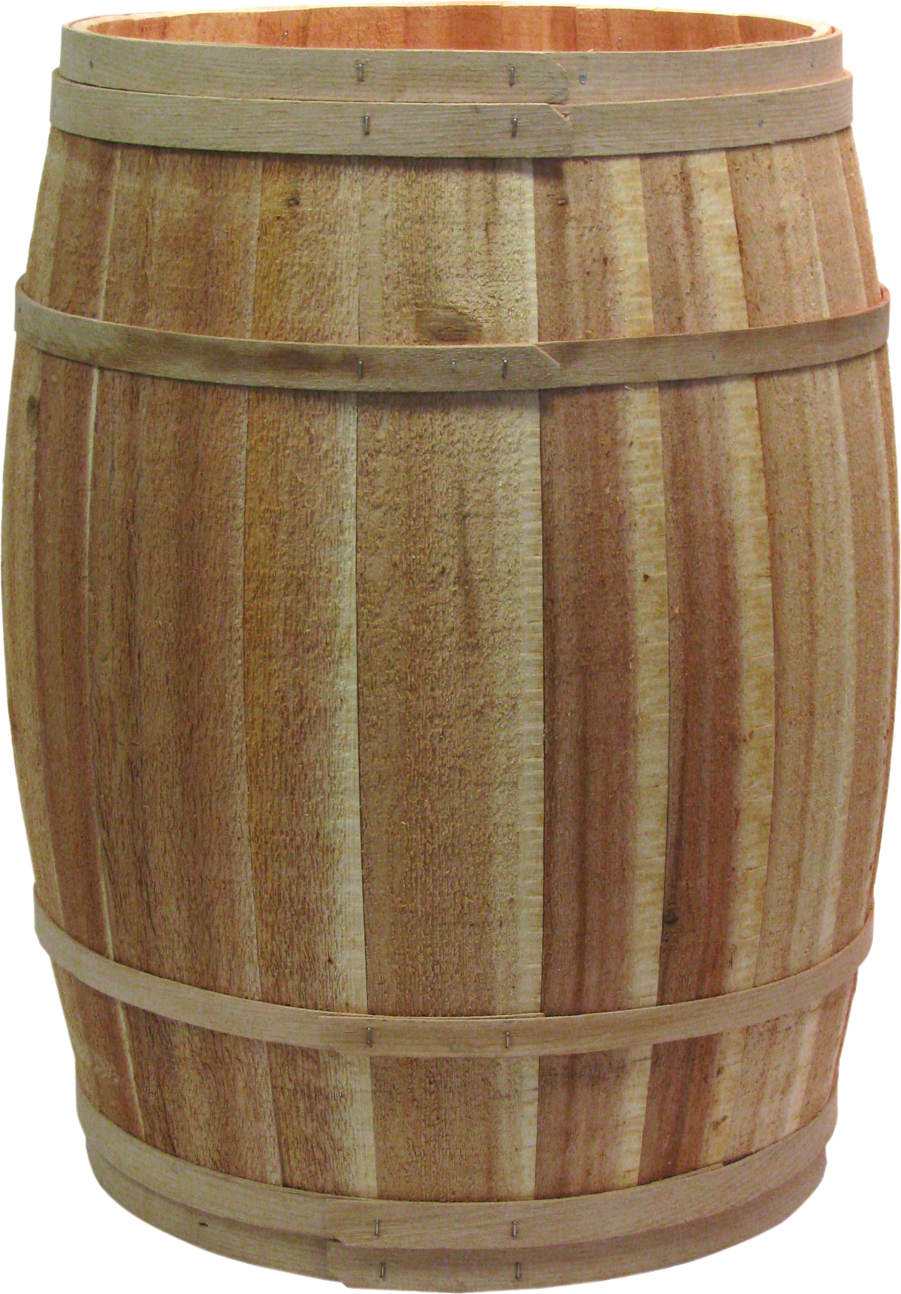 Cedar Barrel | Full Size Cask with Lid | Displays2Go