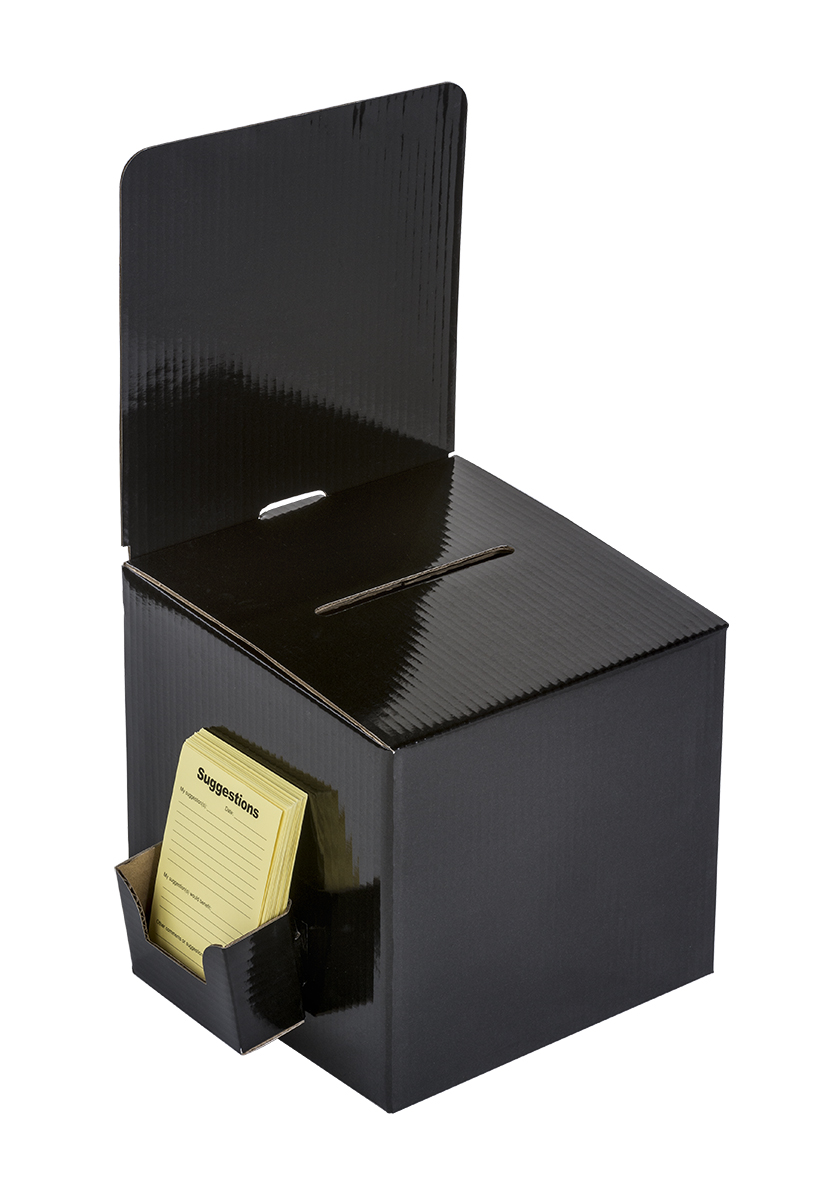 Lead Box with Side Pocket | Fold Flat Corrugated Design Header ...