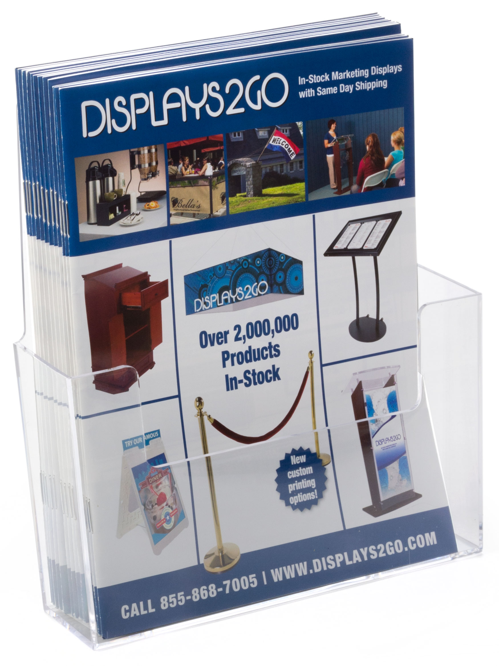 Plastic Literature Holders | Fit Magazines & Over-Sized Leaflets ...