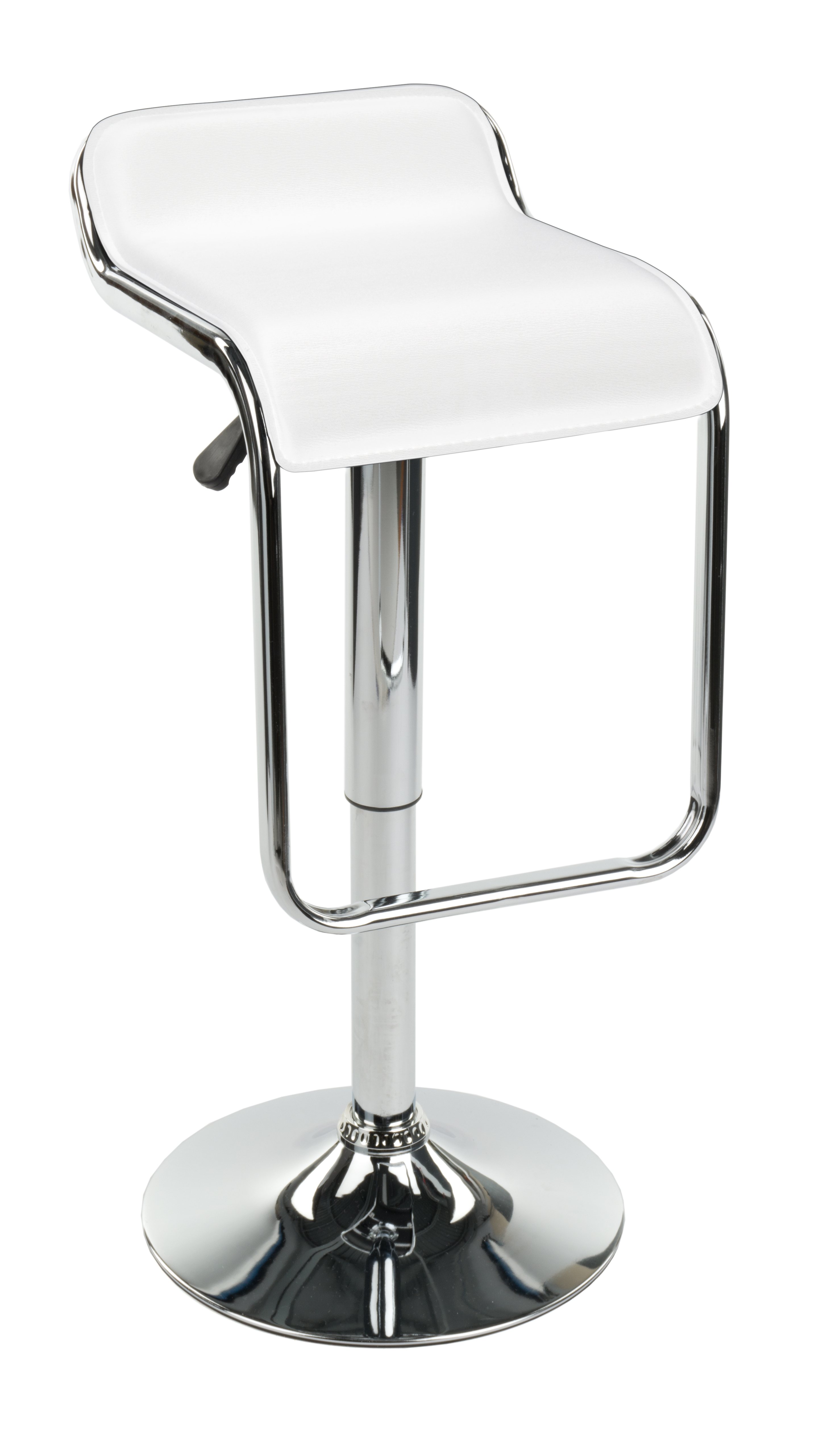 Hydraulic Bar Stool | Cushioned w/ Foot Rest | Displays2Go