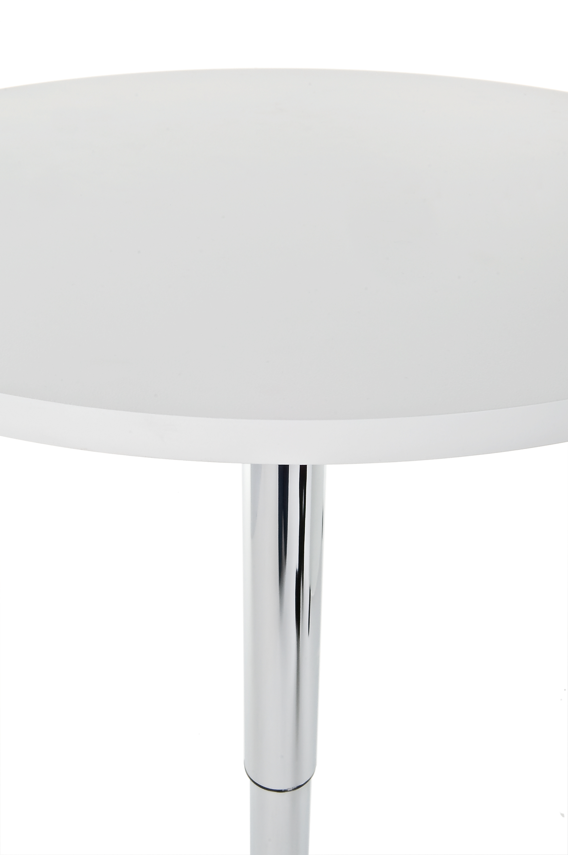 White Bar Table | Event Display With Round Top | Displays2Go