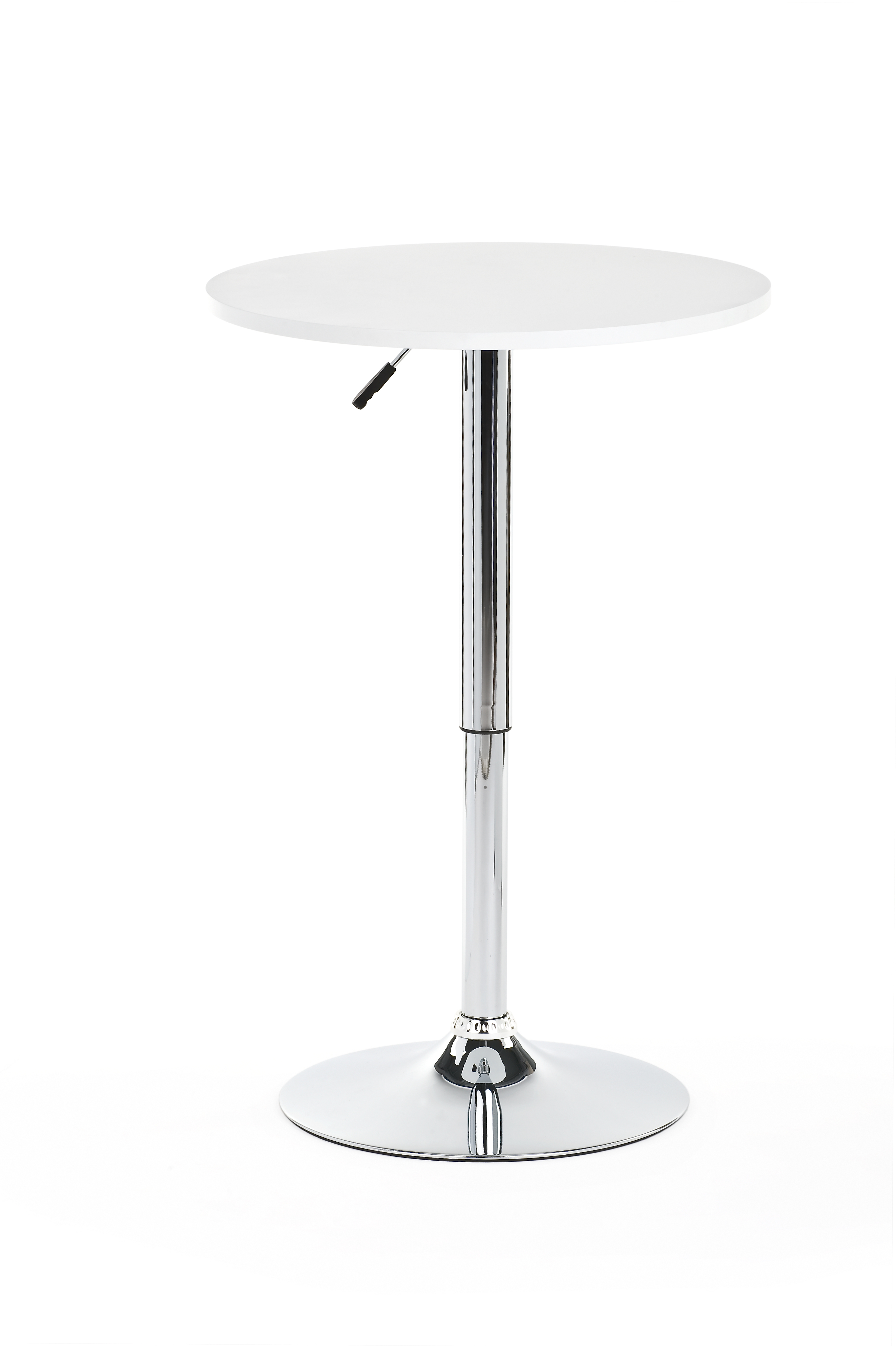 White Bar Table | Event Display With Round Top | Displays2Go