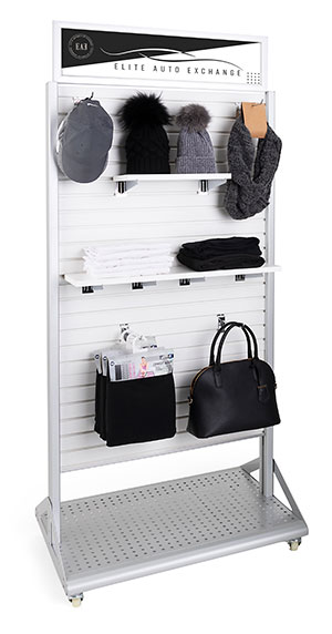 Double Sided Slatwall Displays | Space-Saving Retail Fixtures | Displays2go