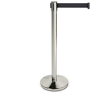 Retractable Stanchions | Crowd Control Posts w/ Belts | Displays2Go