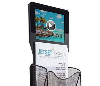 Wall Mount Literature Holders | Multi-Pocketed Brochure Racks | Displays2go