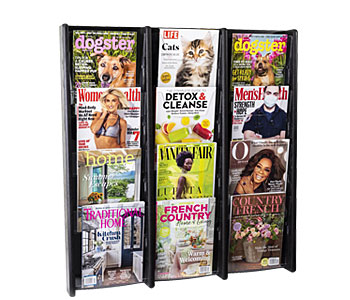 Magazine Racks | Single and Multi-Pocket Literature Holders | Displays2Go