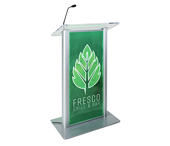 Podiums | Wood, Acrylic & Metal Truss Lectern Furniture | Displays2Go