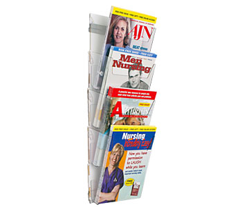 Wall Mount Literature Holders | Multi-Pocketed Brochure Racks | Displays2Go