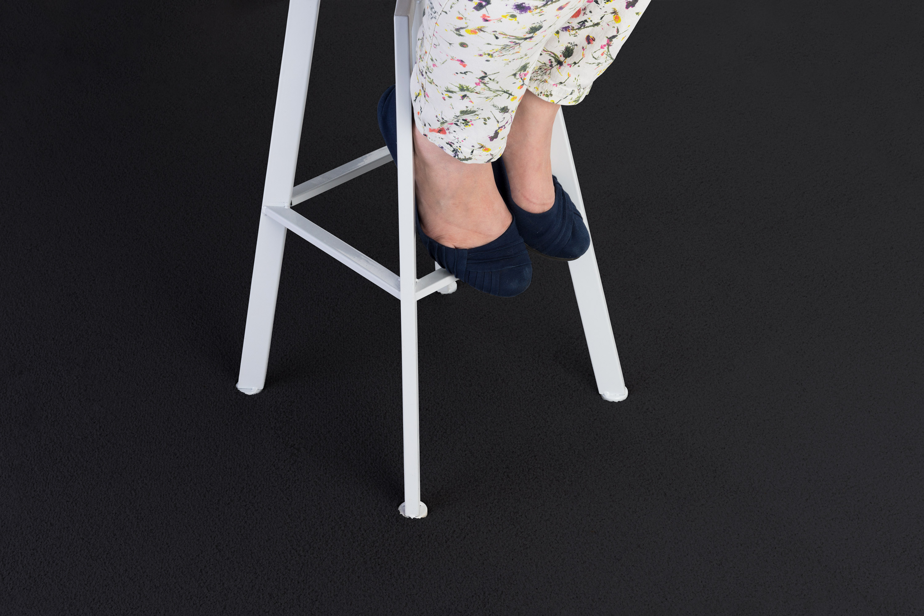 Black Rolled Trade Show Carpet | (2) 5' x 10' Strips | Displays2Go