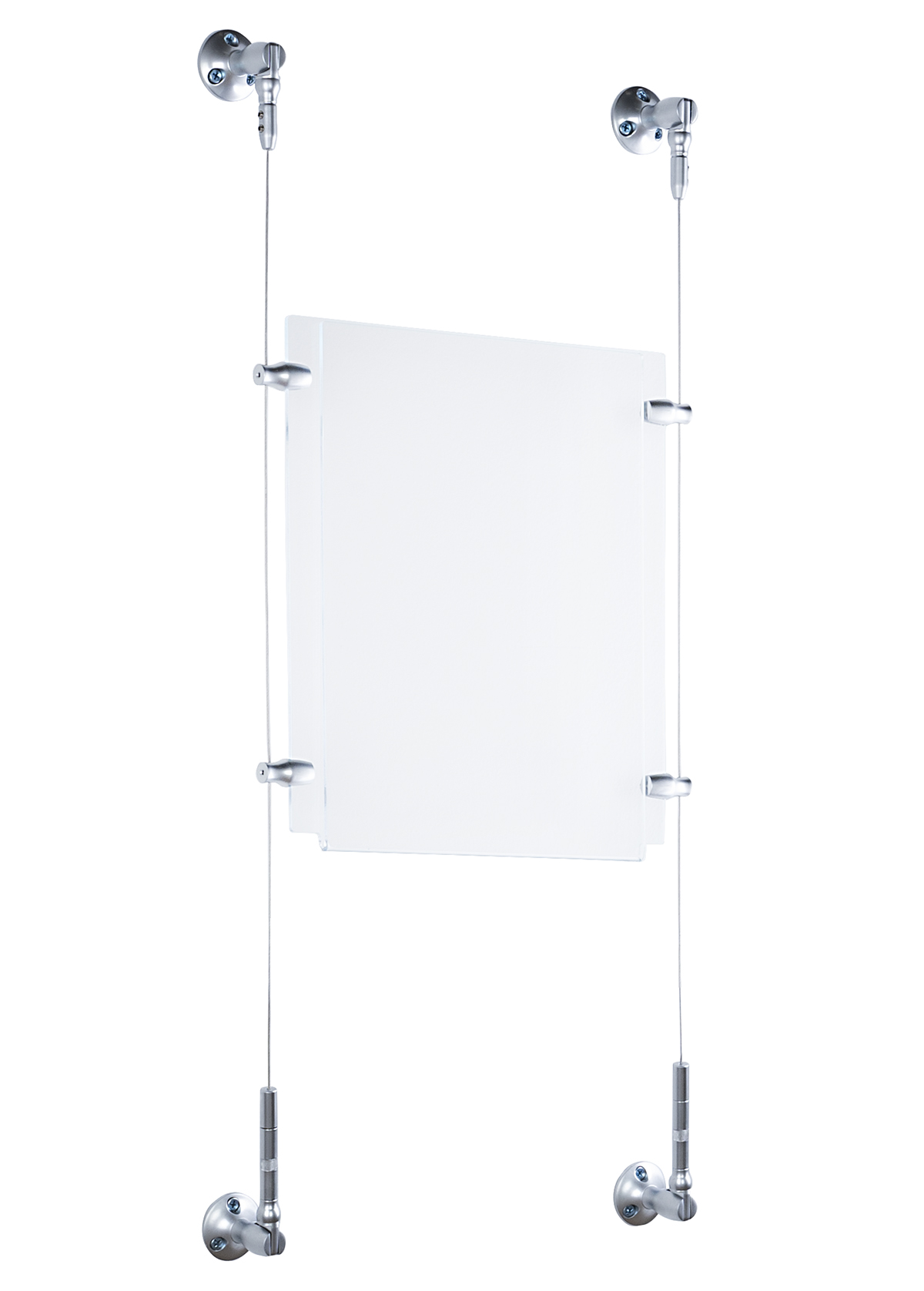 Wall to Wall Cable System For (1) 8.5 x 11 Frame | Displays2Go
