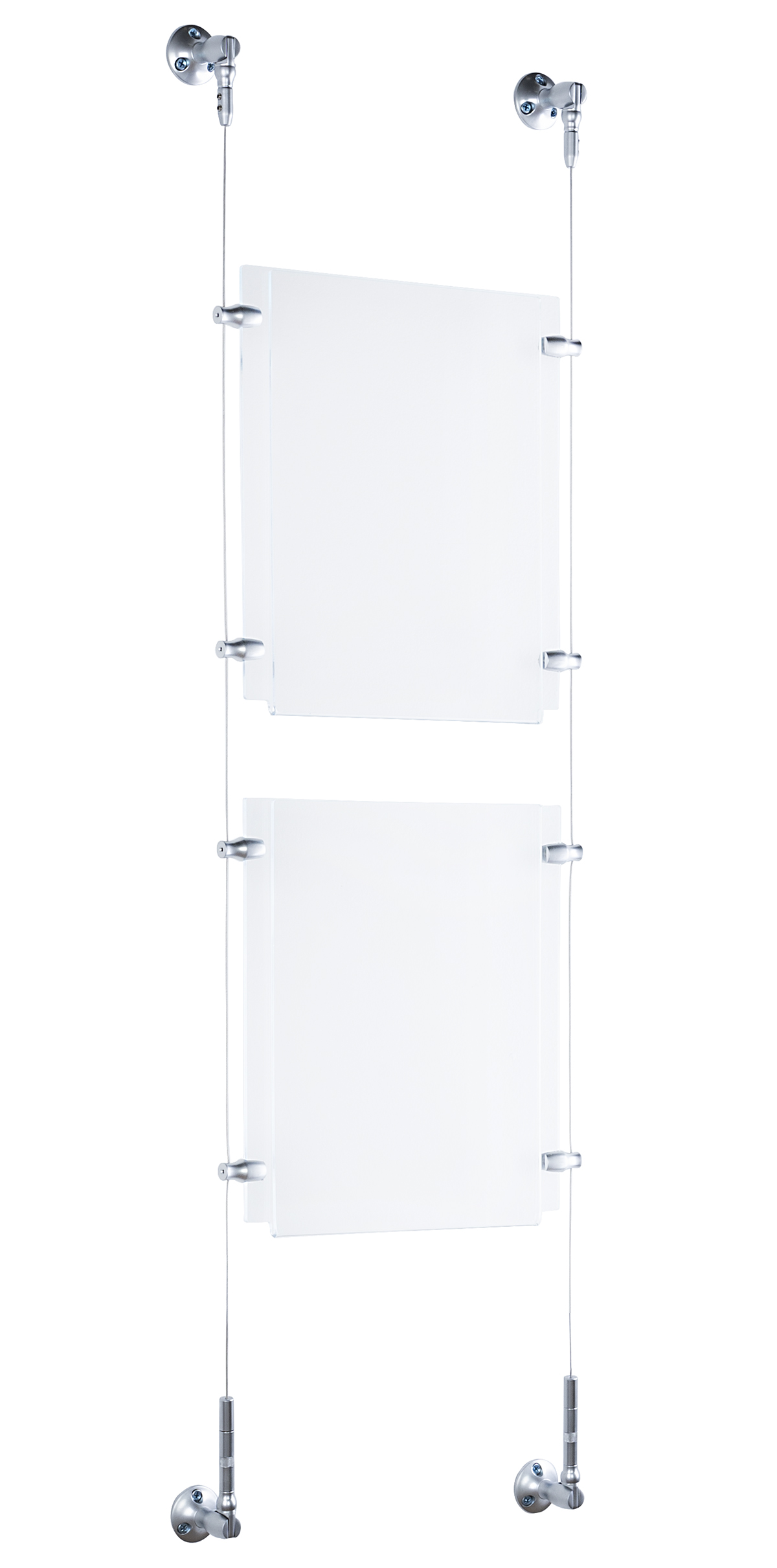 Wall Mount Poster Sign Systems | 8.5 x 11 Sign Grid | Displays2Go