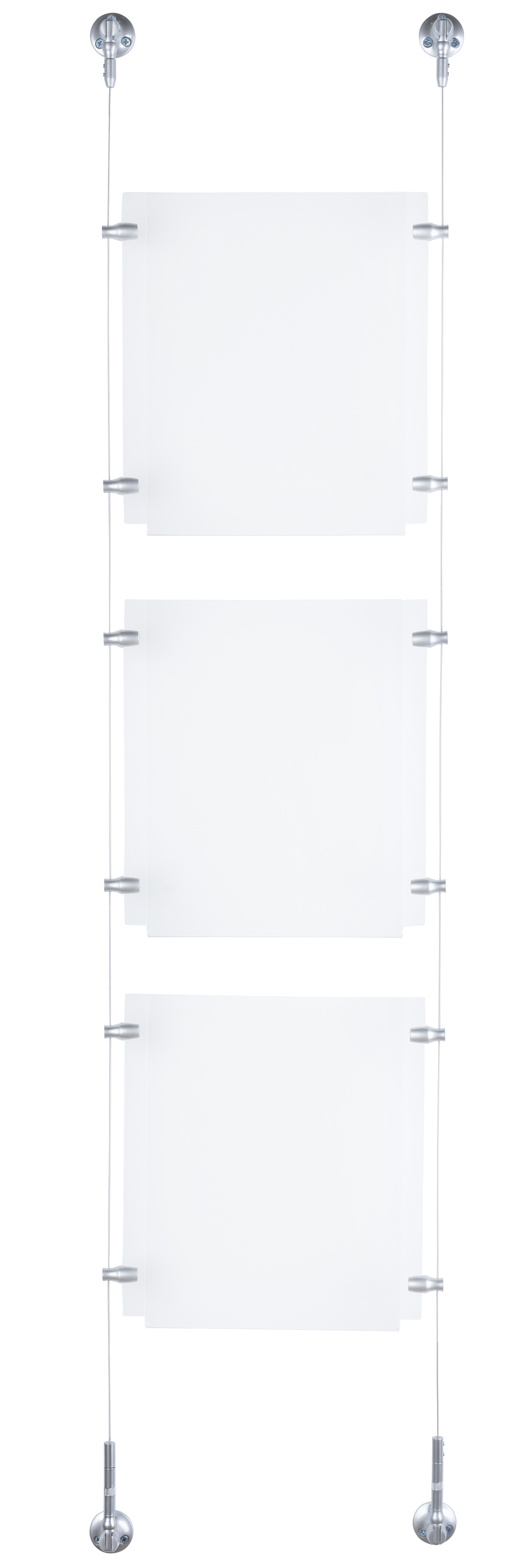 Suspended Sign Kits | Wall to Wall Hanging Cable Display | Displays2Go