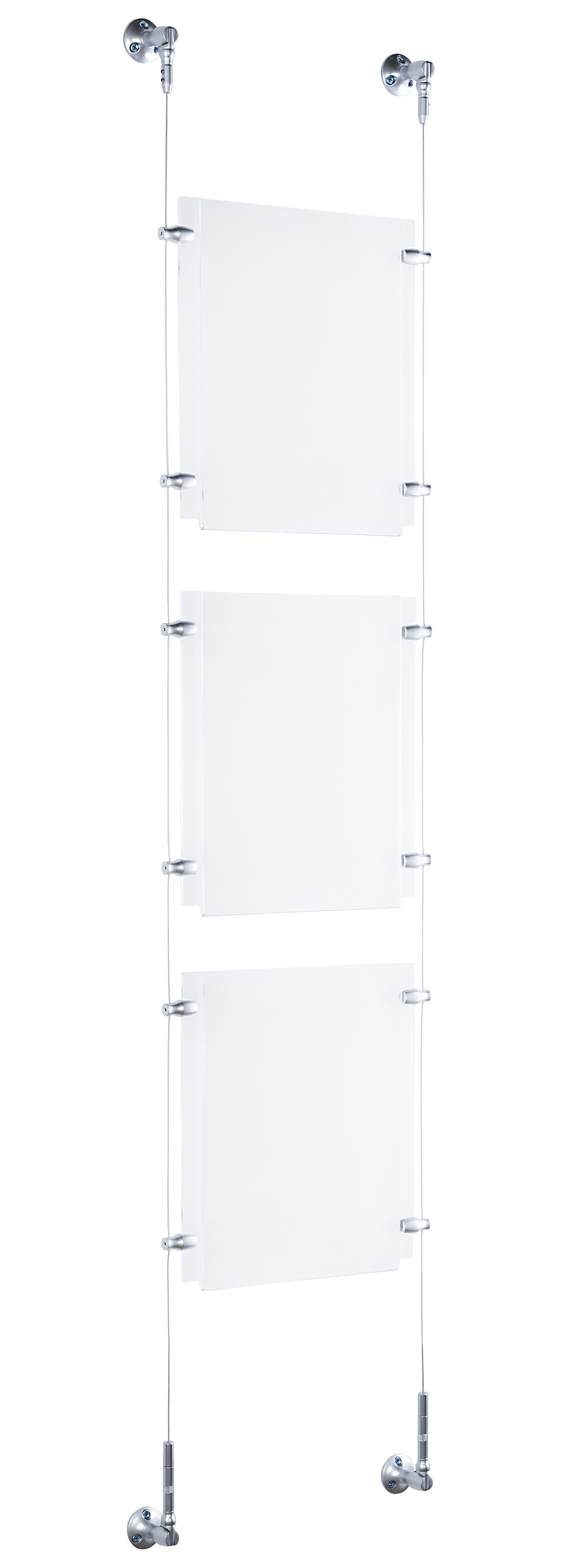 Suspended Sign Kits | Wall to Wall Hanging Cable Display | Displays2Go