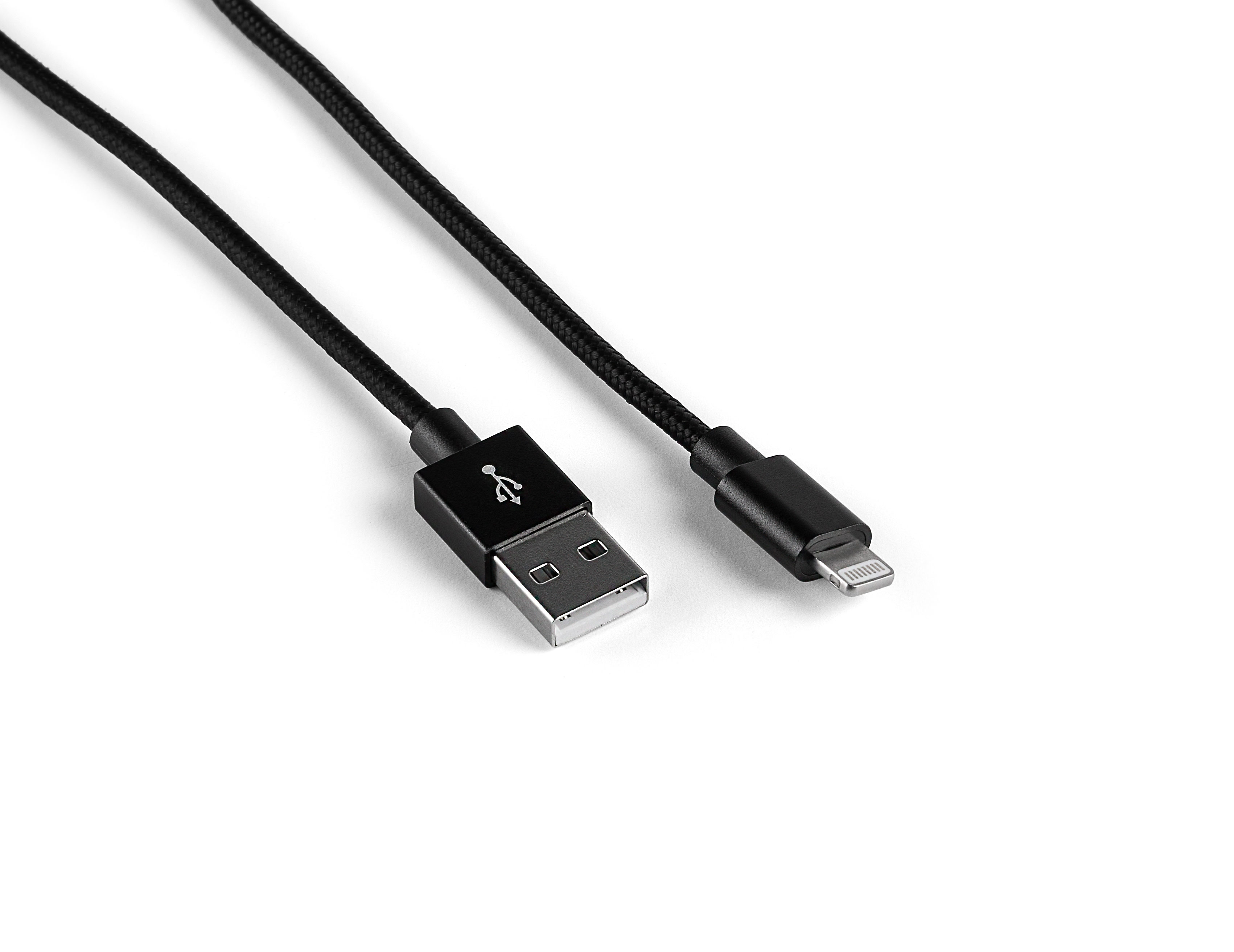 USB to Lightning Cable | Reinforced Nylon - Free Shipping | Displays2go