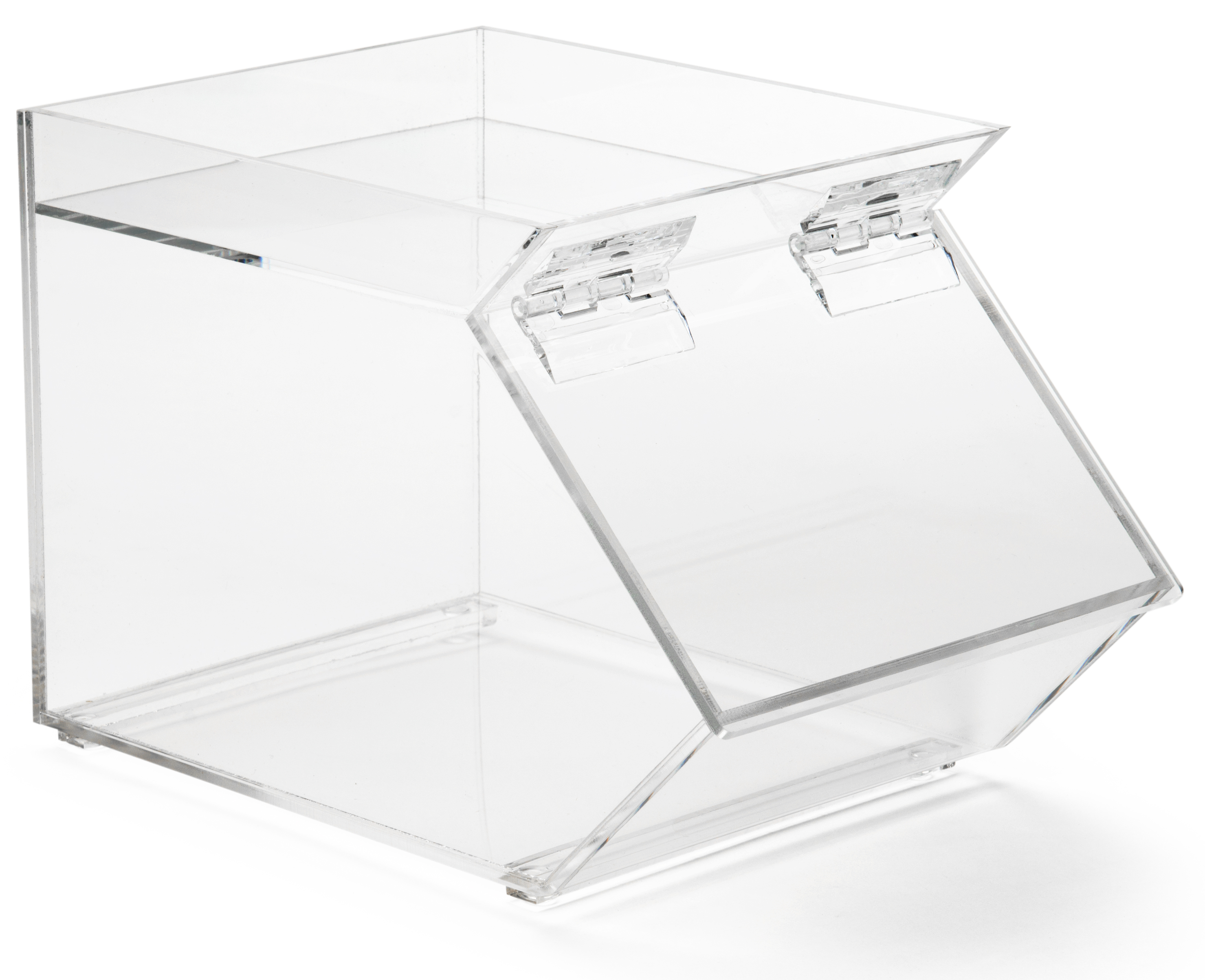 Plastic Display Container | Hinged Door | Displays2Go