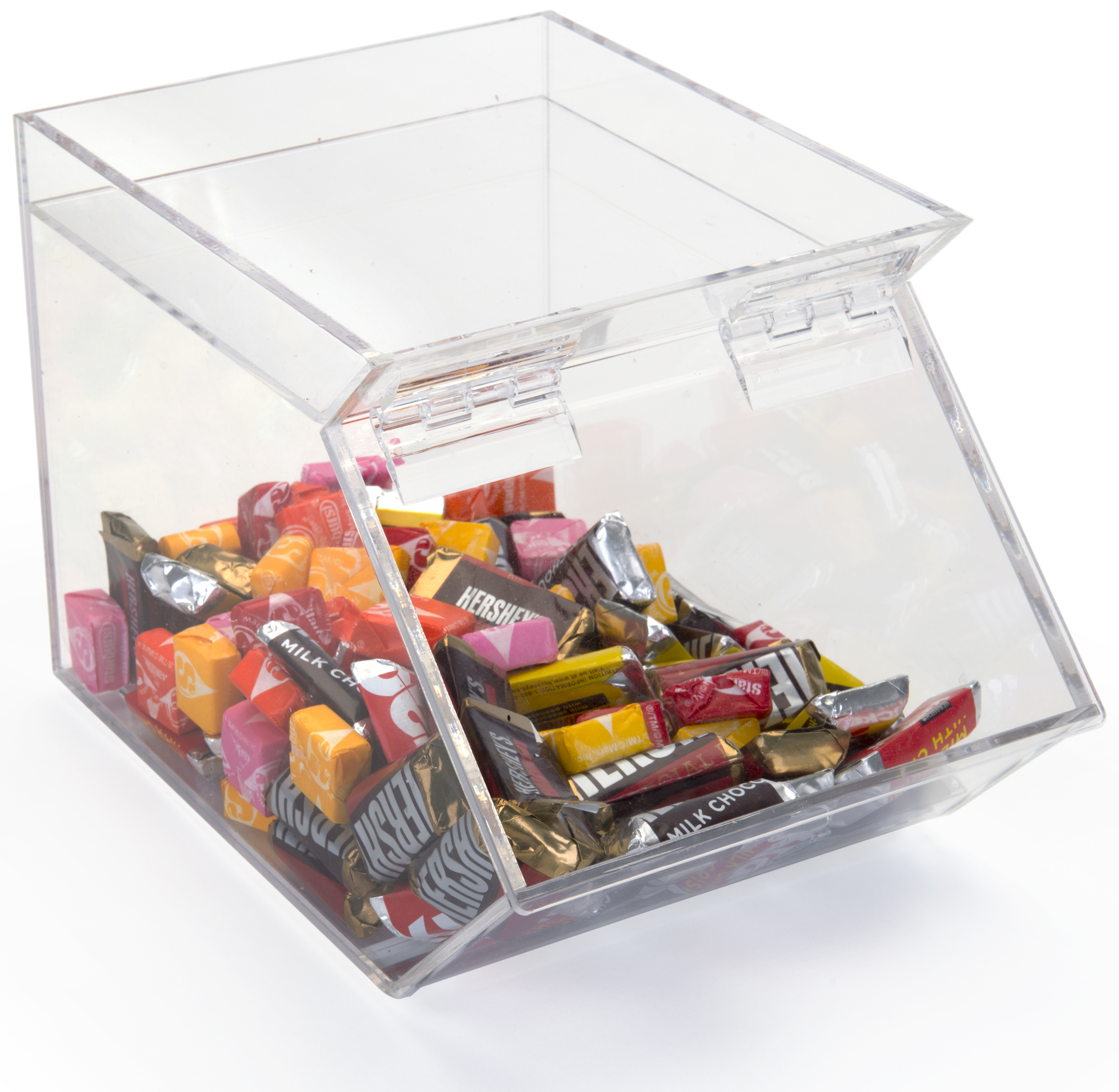 Plastic Display Container | Hinged Door | Displays2Go