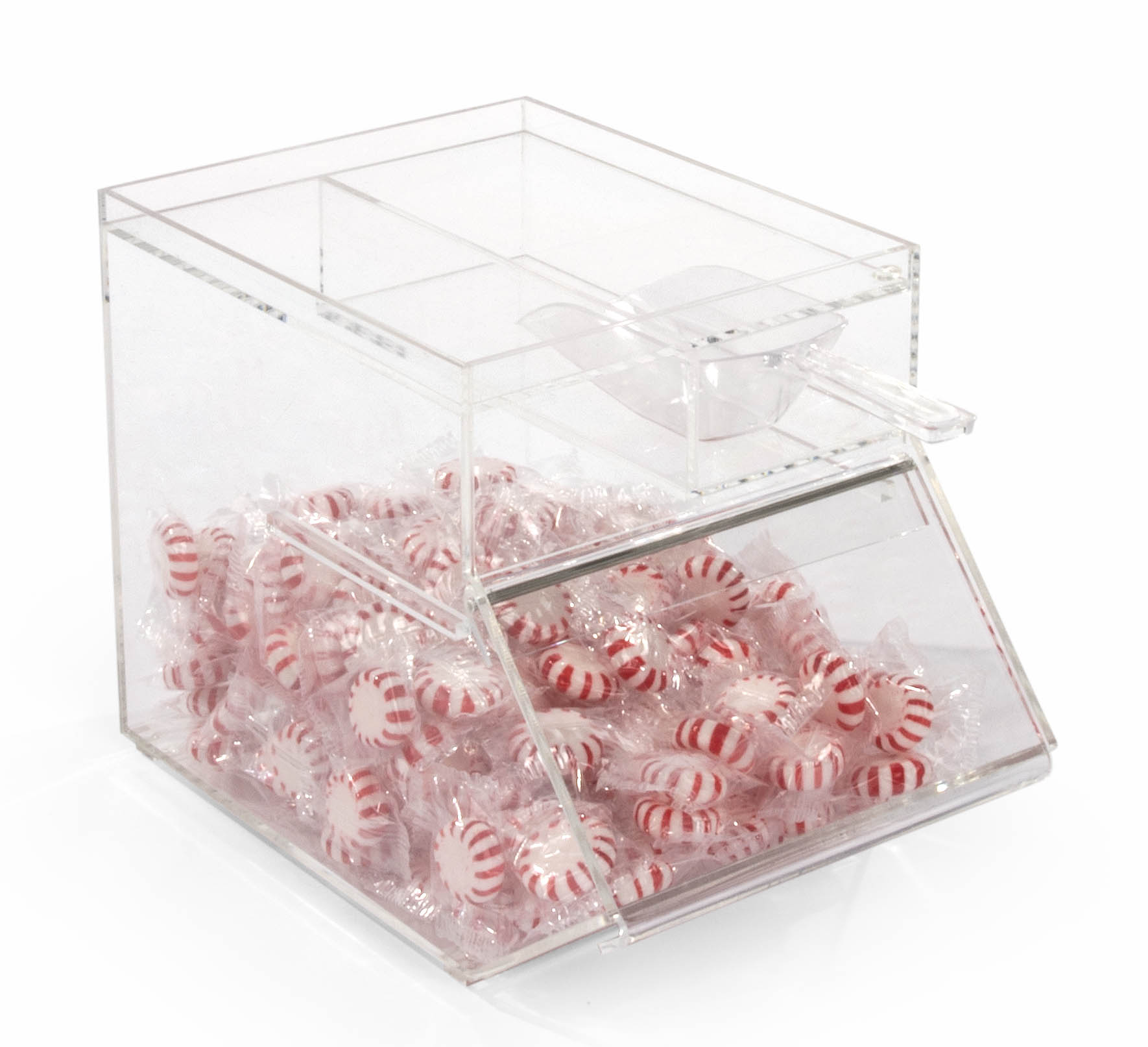 Plastic Candy Jar | Sliding Door | Displays2Go