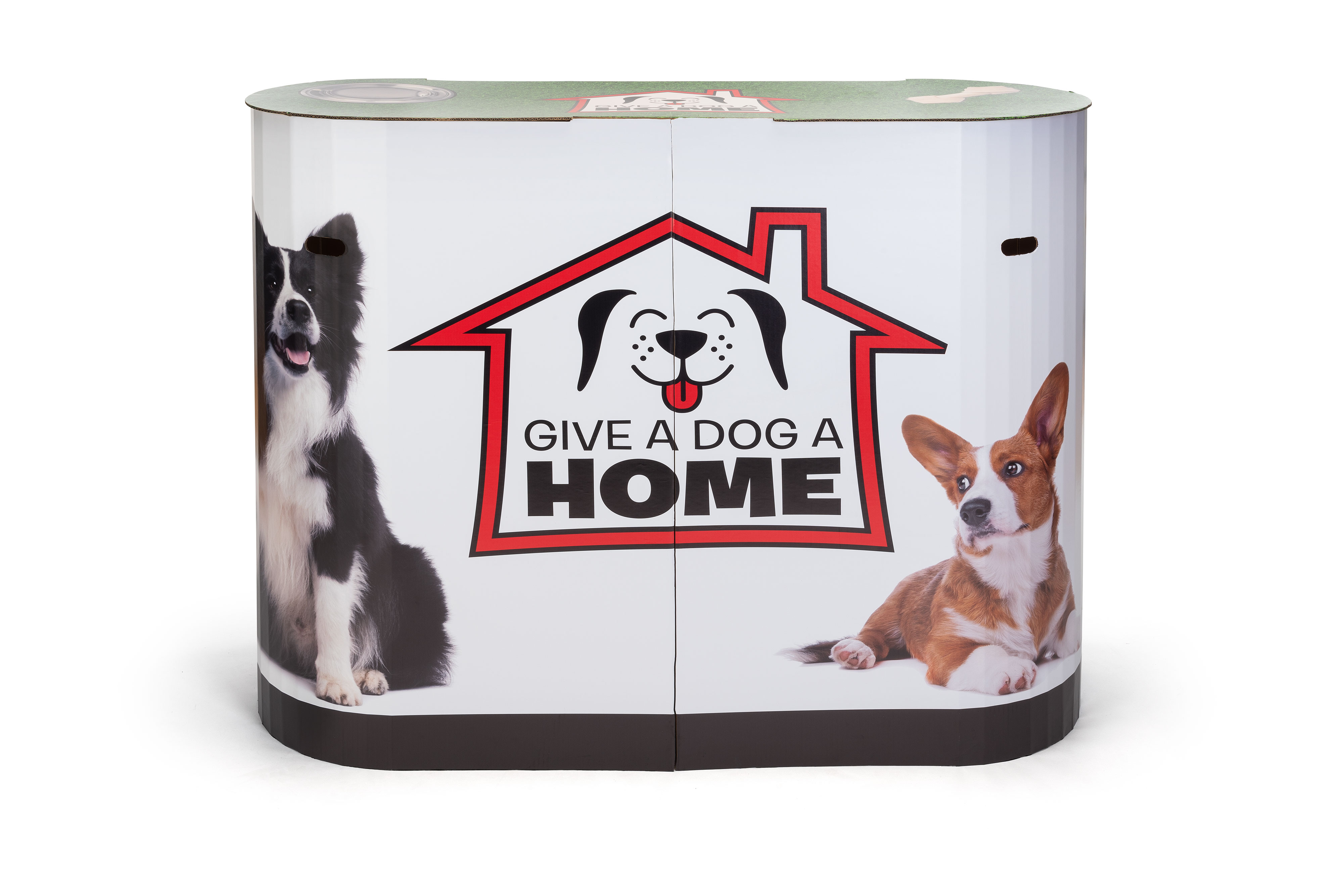 Portable Cardboard Booth Display Counter | Custom Graphics | Displays2Go