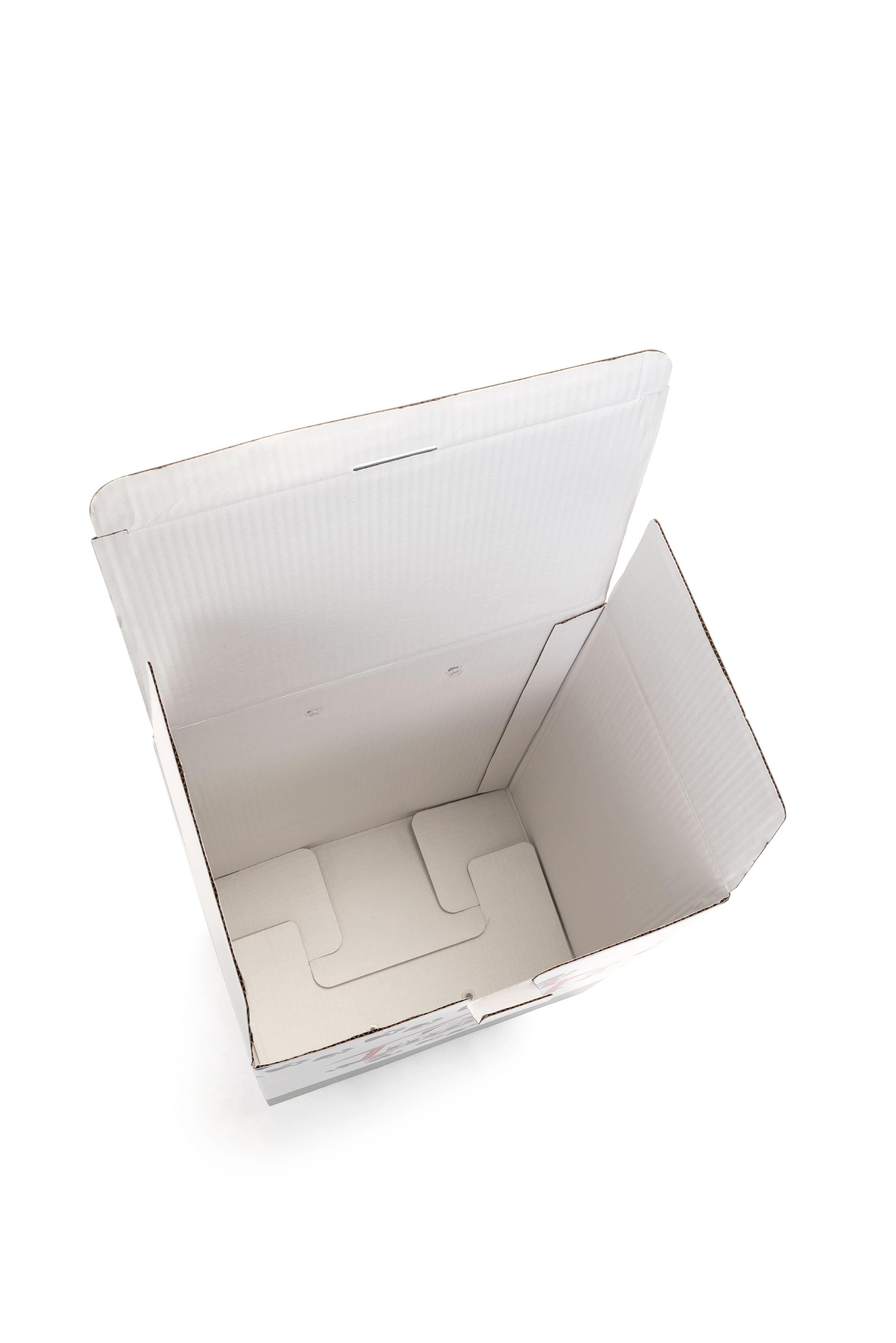 White Cardboard Exhibition Trolley Box | Wheels for Easy Mobility ...