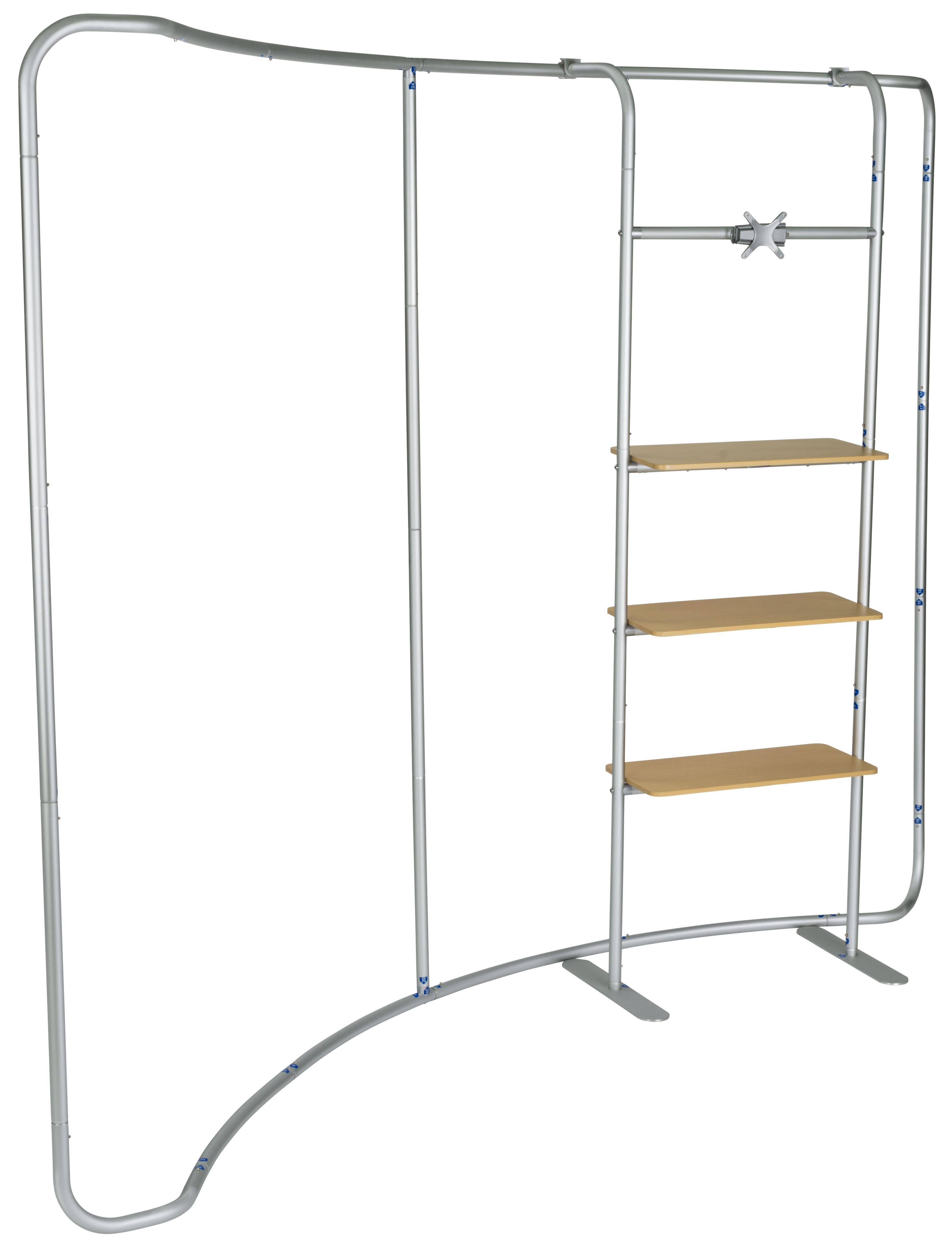 Expo Wall System | 10’ Curved Booth Backdrop | Displays2Go