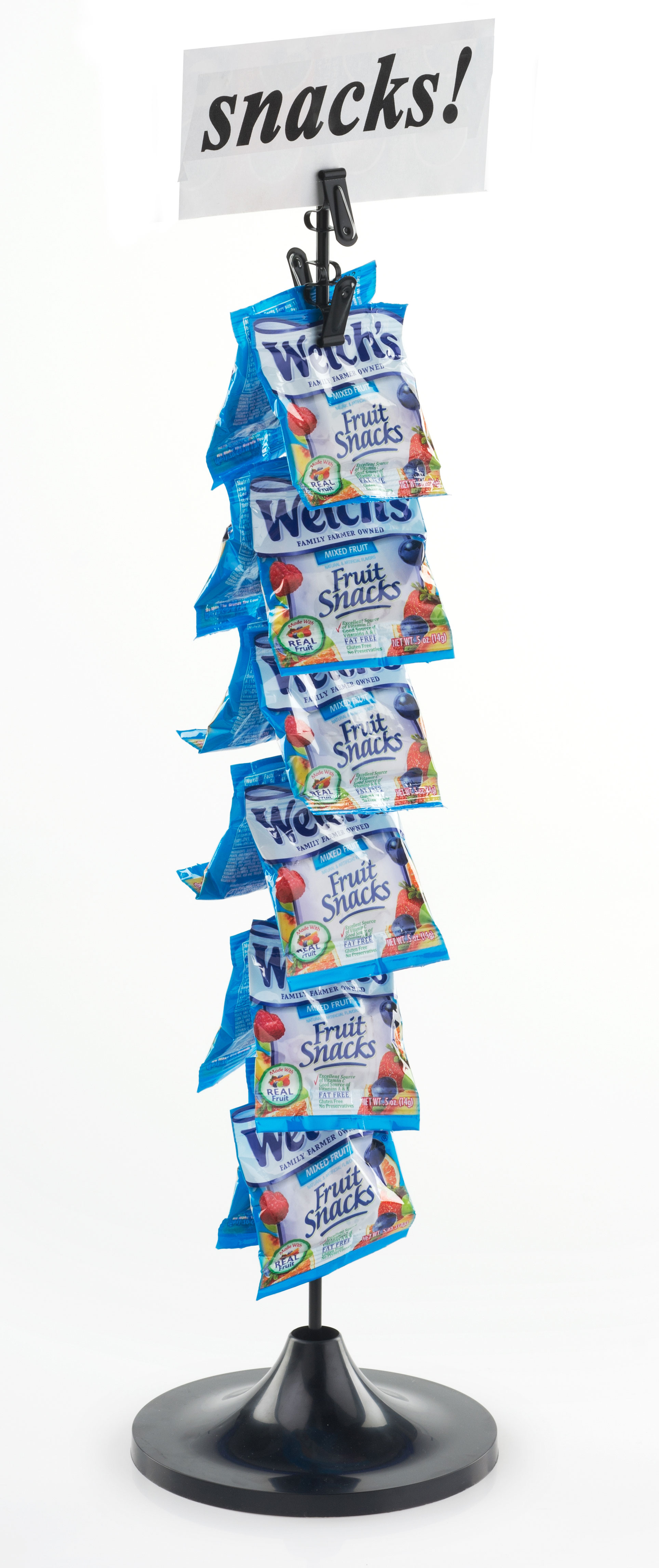 Floor Standing Merchandiser Strip | Rotating Countertop Clip Rack ...