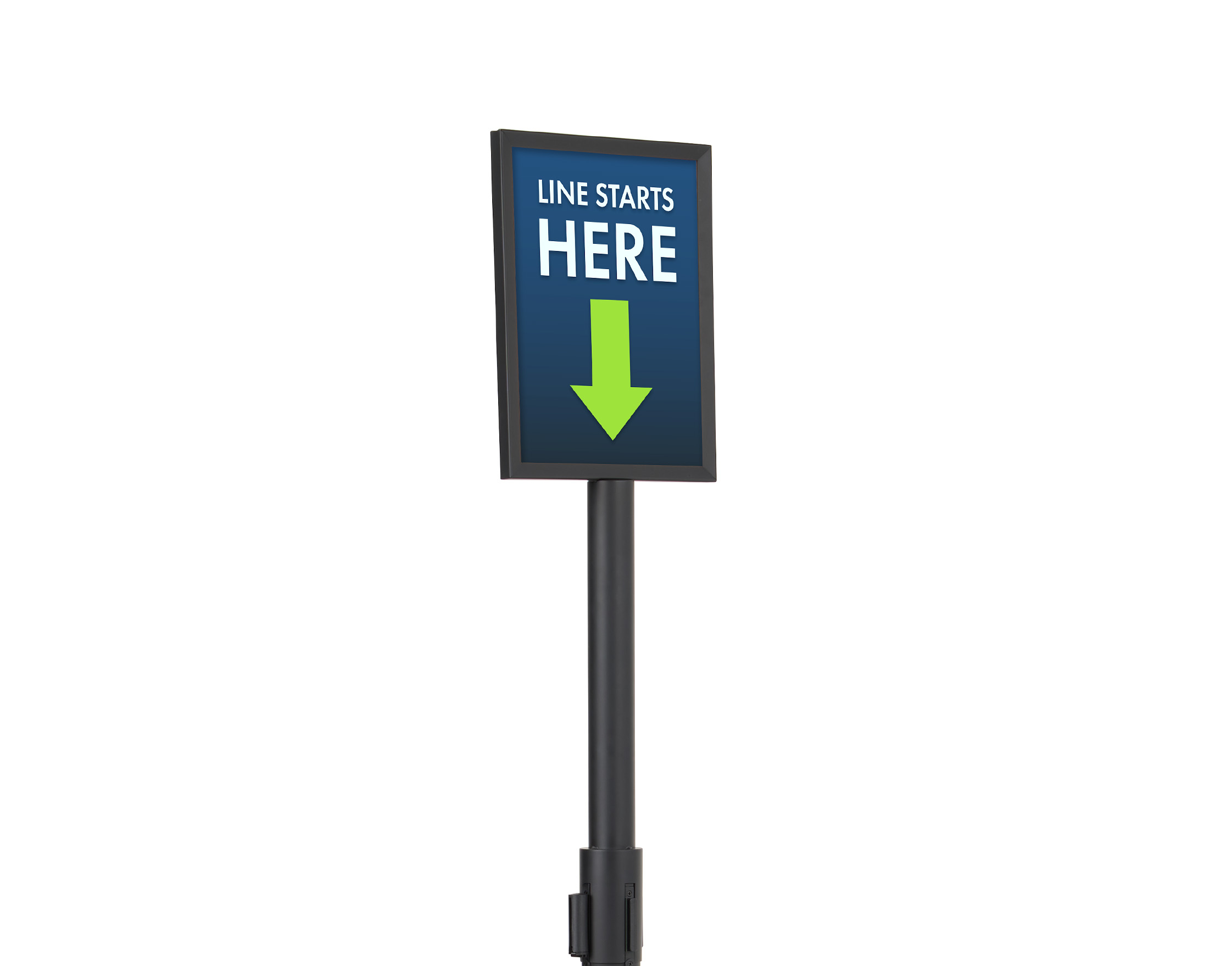 11" x 14" Extra Tall Stanchion Sign Attachment | Stanchion Topper ...